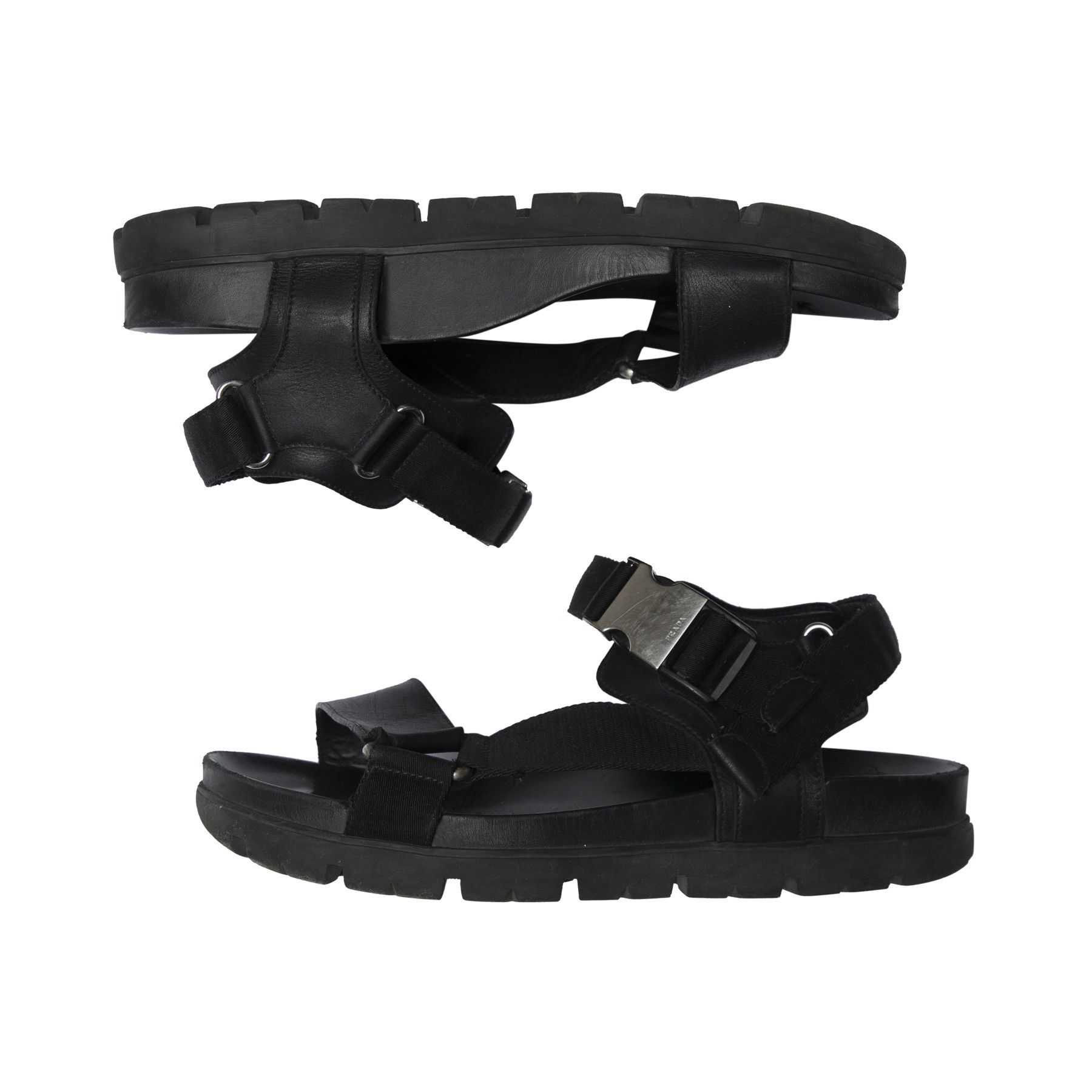 Vintage €900 PRADA (Italy) Calfskin, Track Sole | Grailed