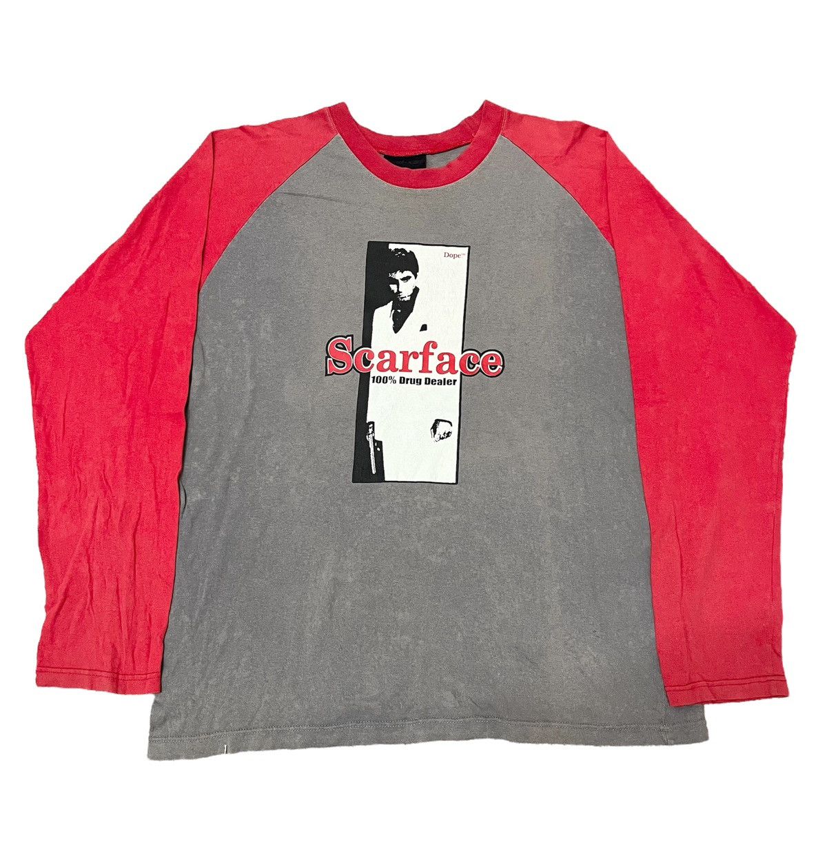 Vintage Vintage 90s Serial Killer Scarface “100% Drug Dealer” Tee | Grailed