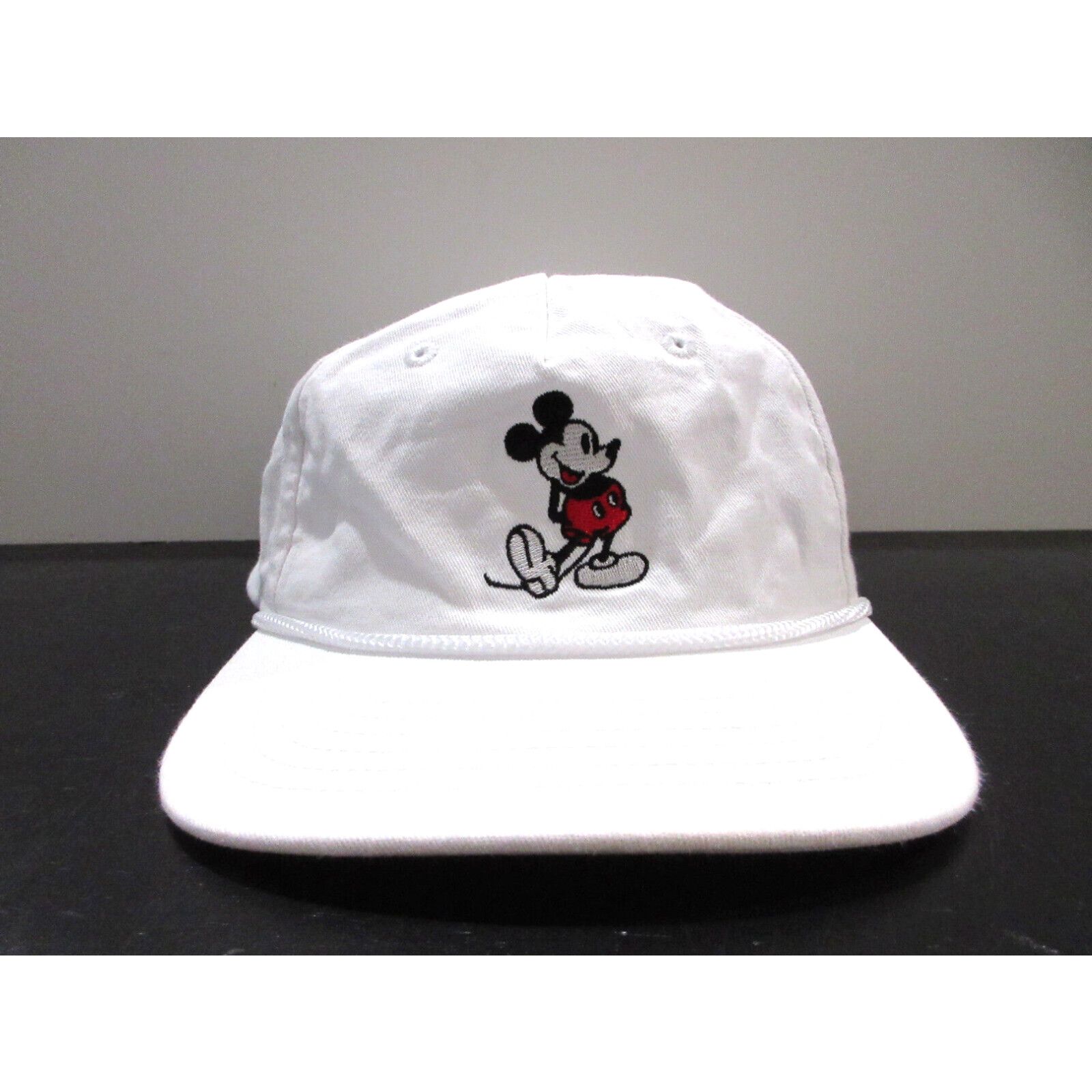 Disney Disney Hat Cap Strap Back White Black Mickey Mouse Magic Kingdom ...
