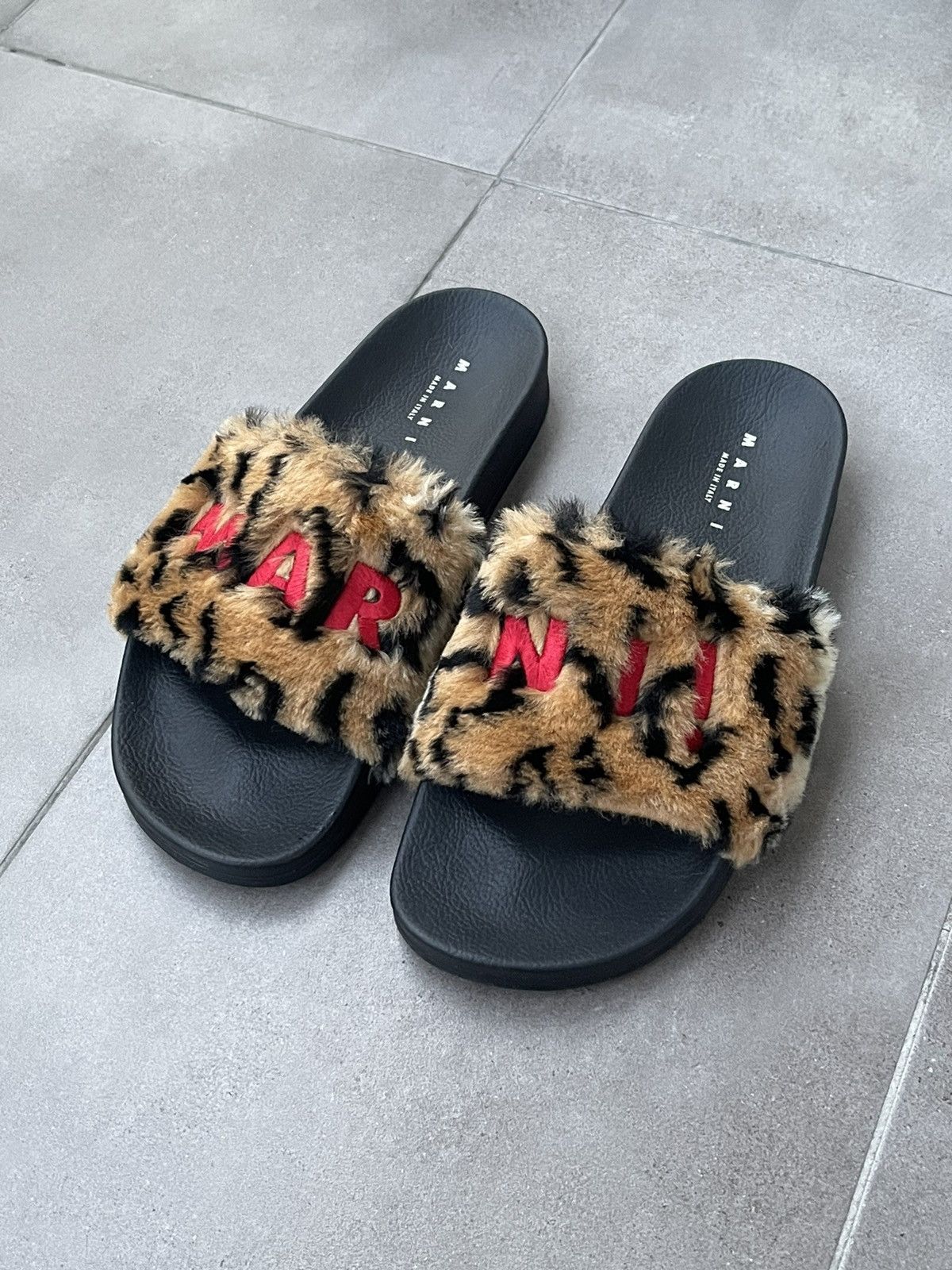 Avant Garde × Marni !DS! SS23 Marni Embroidered Leopard Print Faux Fur ...