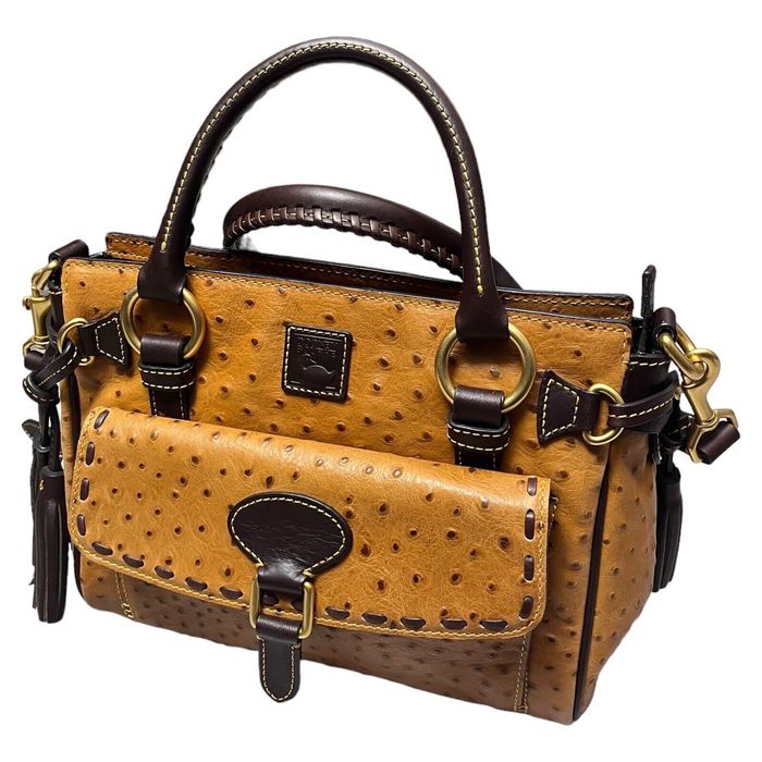 Dooney & Bourke STUNNING Dooney & Bourke Ostrich Genuine LEATHER Purse ...