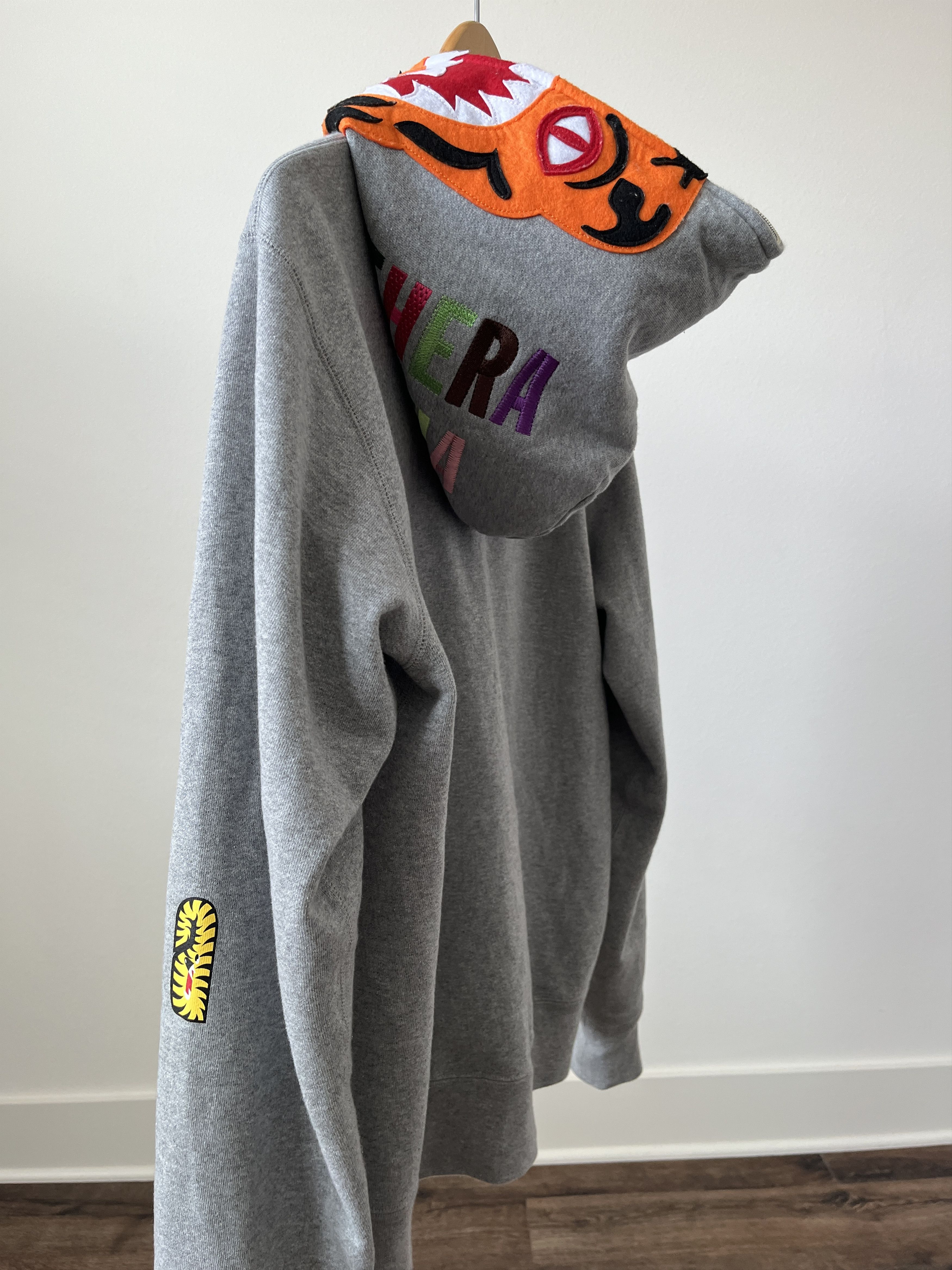 Bape Tiger Full Zip Hoodie | Grailed