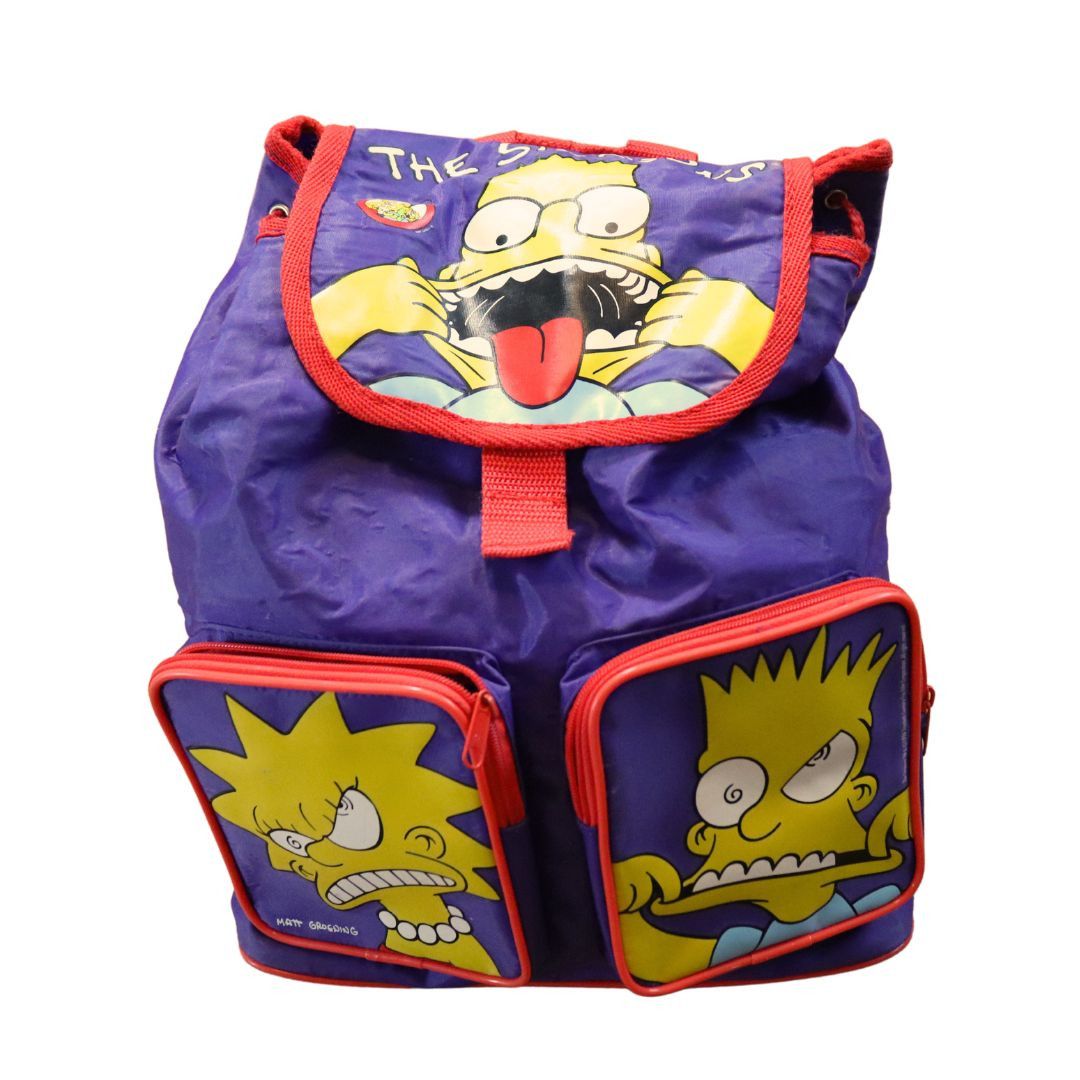 The Simpsons Vintage 90's The Simpsons Backpack | Grailed