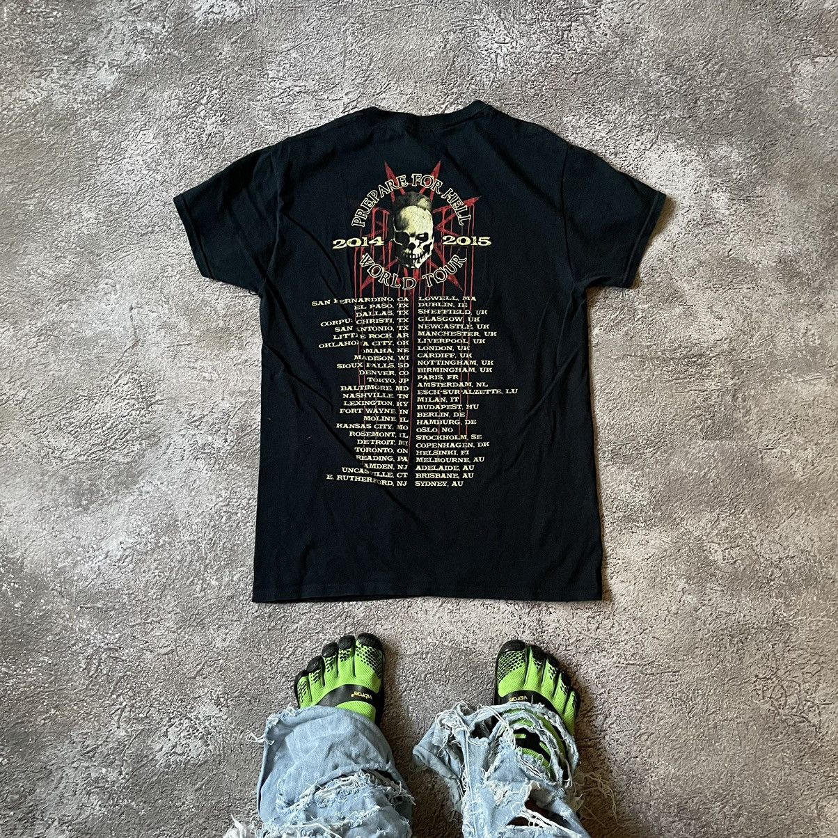 Band Tees × Vintage Vintage Y2K SLIPKNOT CREEPY FACE Horror Psycho ...