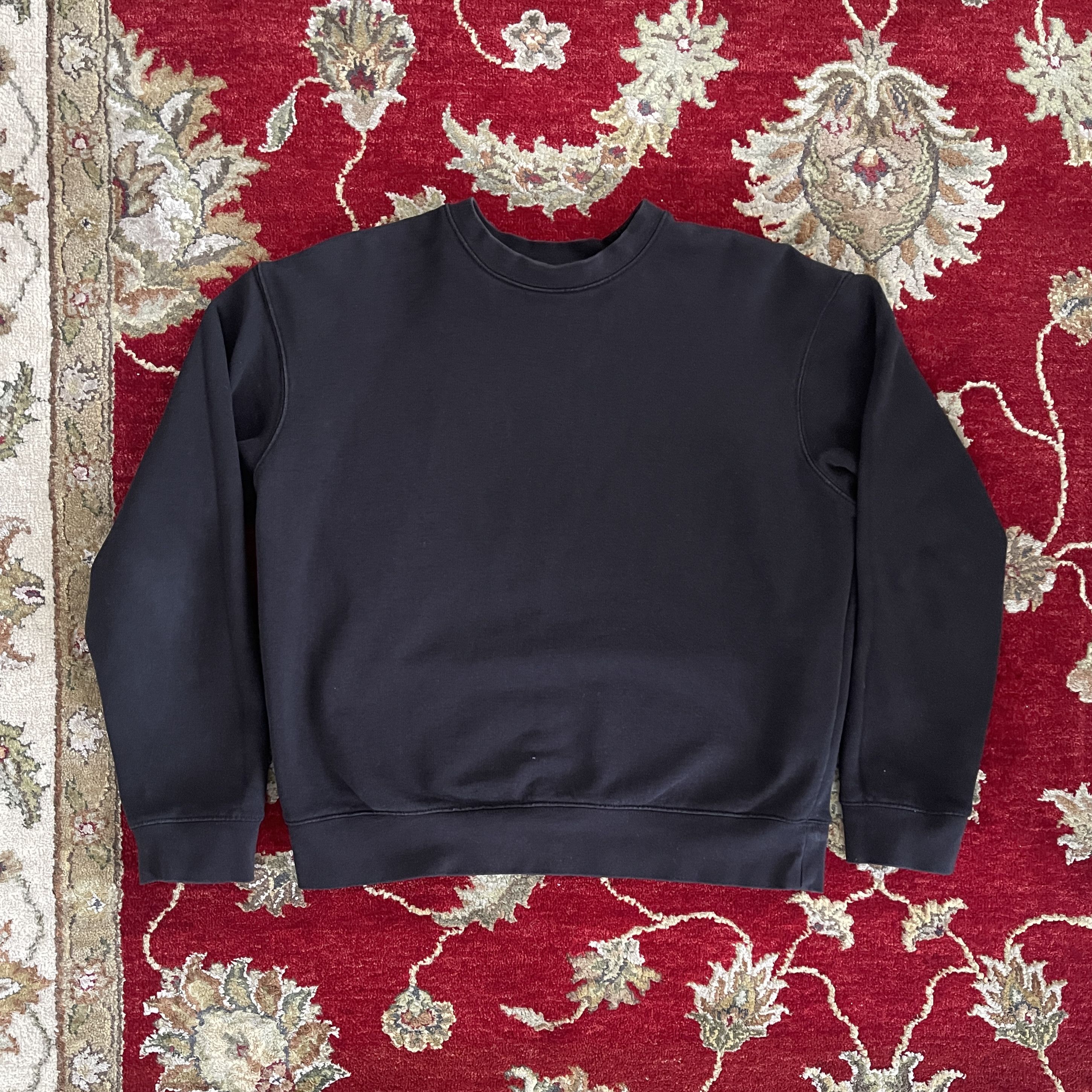 Other × Streetwear × Zara ZARA - Black Crew Neck Sweatshirt | Grailed