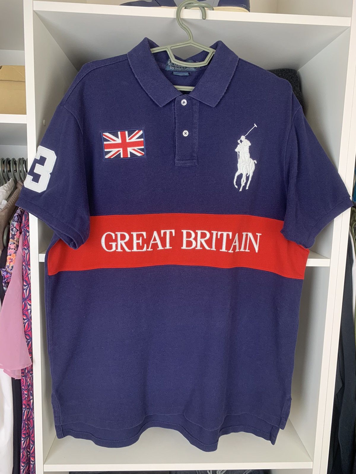 Polo Ralph Lauren × Streetwear × Vintage Vintage Polo Ralph Lauren Great Britain T-shirt | Grailed