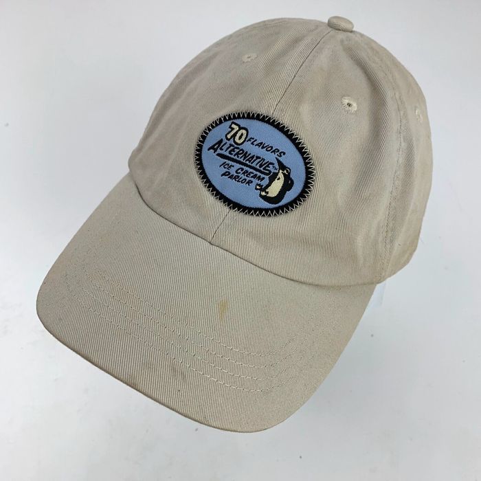 Vintage Alternative Ice Cream Parlor 70 Flavors Ball Cap Hat Adjustable ...