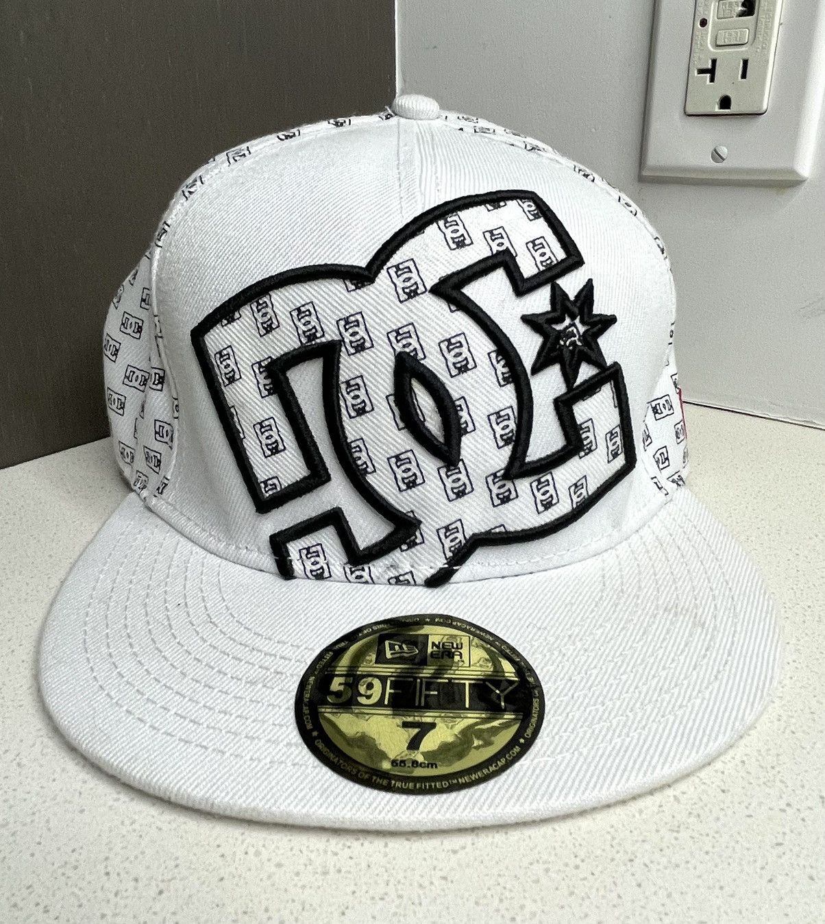 Vintage Y2K DC Shoe Co Fitted Hat 7” Skateboarding | Grailed