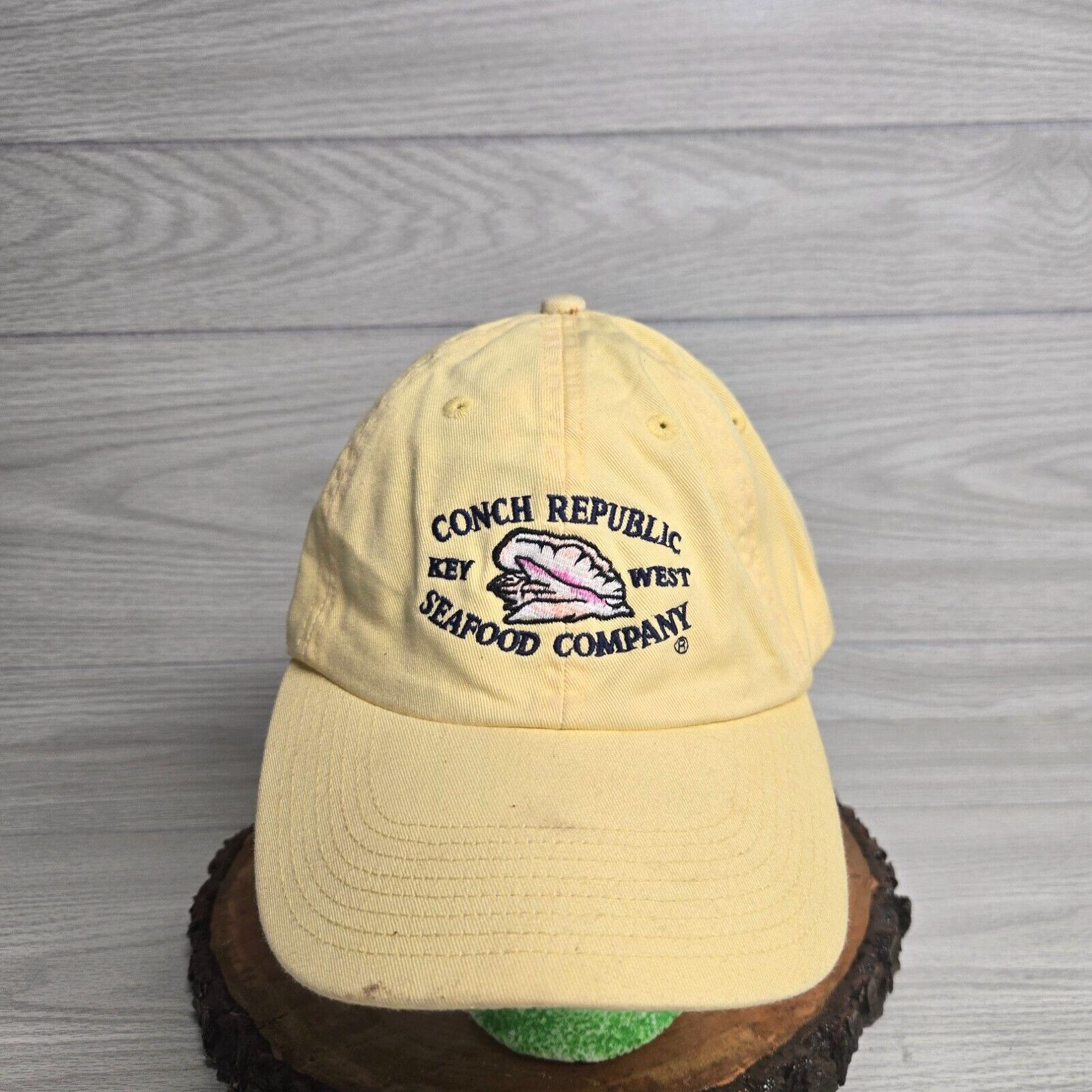 Vintage AUTHENTIC Key West Conch Republic Yellow Cap Hat Featuring ...