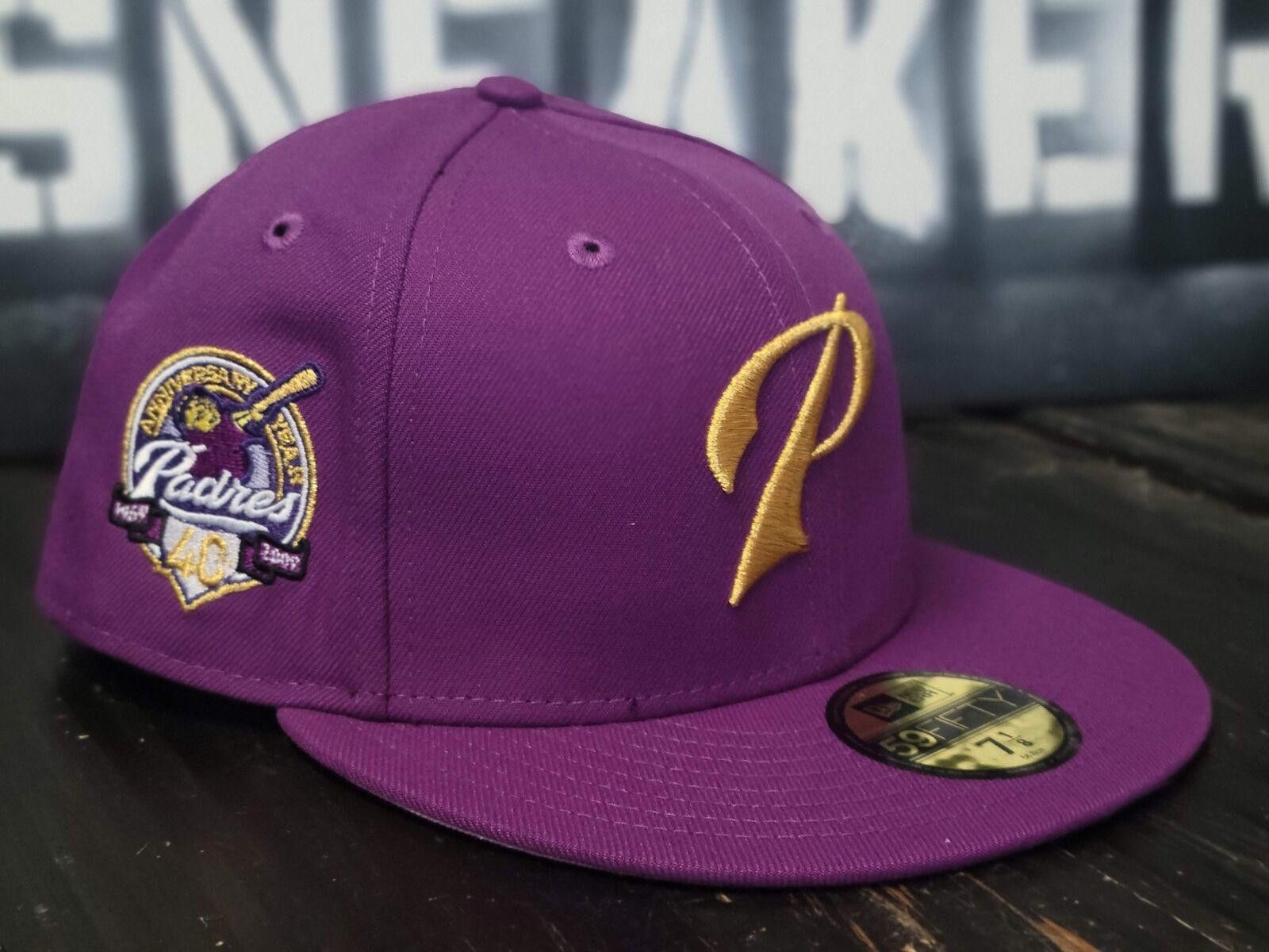 New Era New Era San Diego Padres Purple Gold Fitted Hat Men 7 1/8 | Grailed