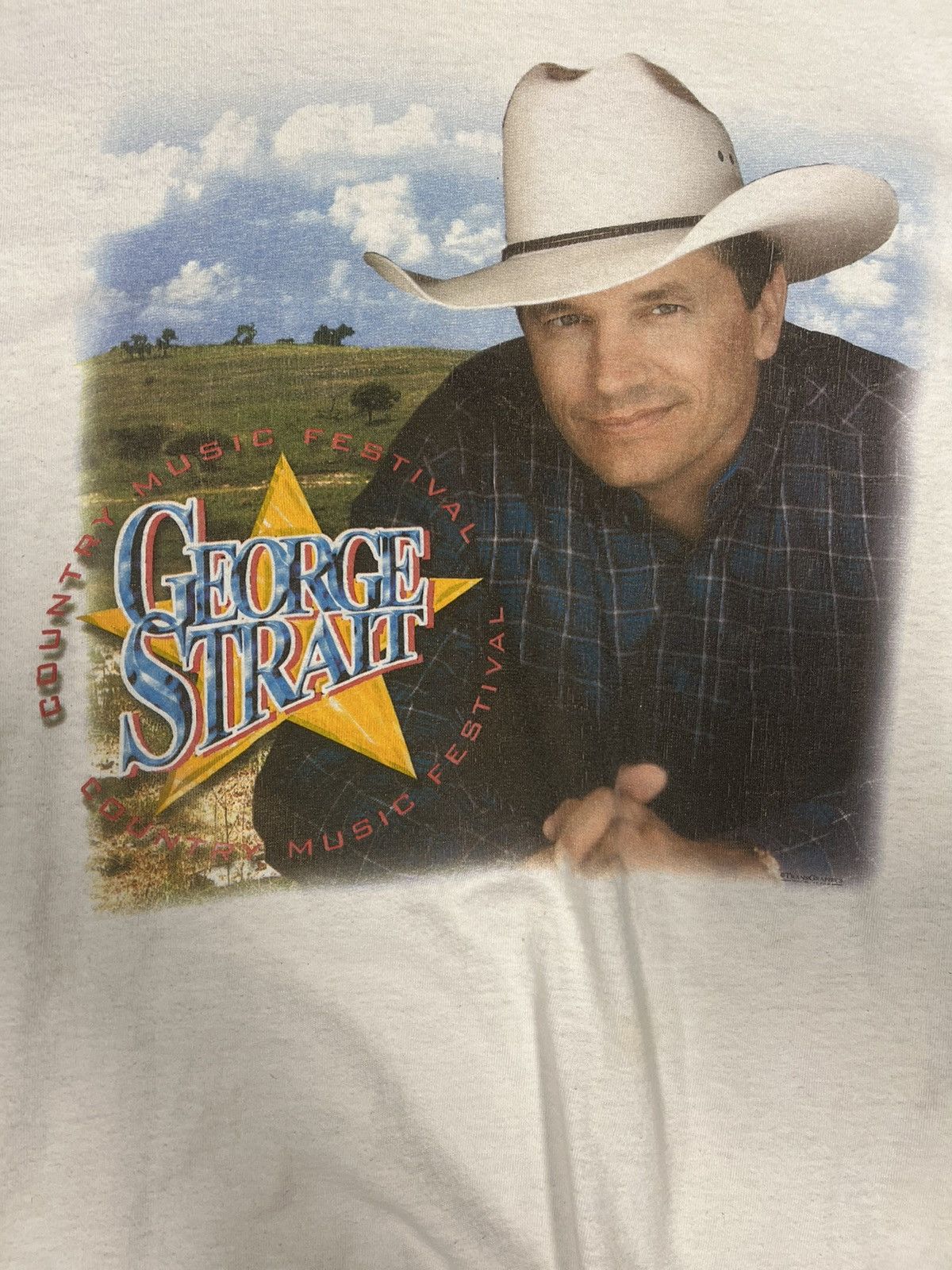 Band Tees × Vintage Vintage George Strait Country Music Festival Tshirt ...
