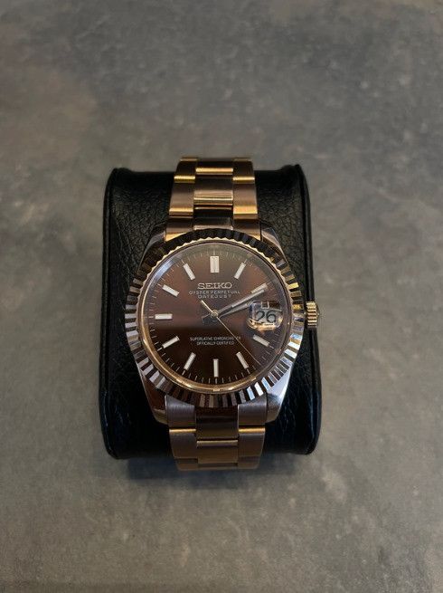 Seiko Custom Seiko Chocolate Dial Datejust | Grailed
