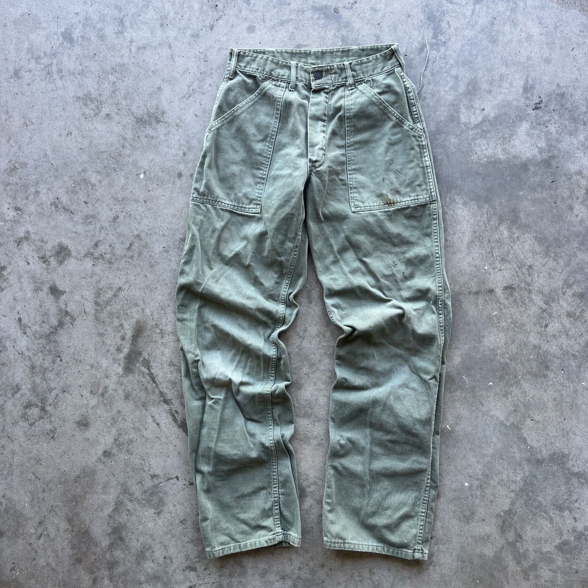 Vintage OG 107 Military Pants 13 Star Button | Grailed