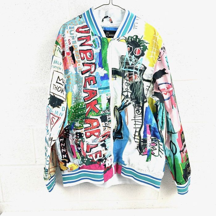 Members Only Members Only Jean-Michel Basquiat Jacket Art Men’s Sz XL ...