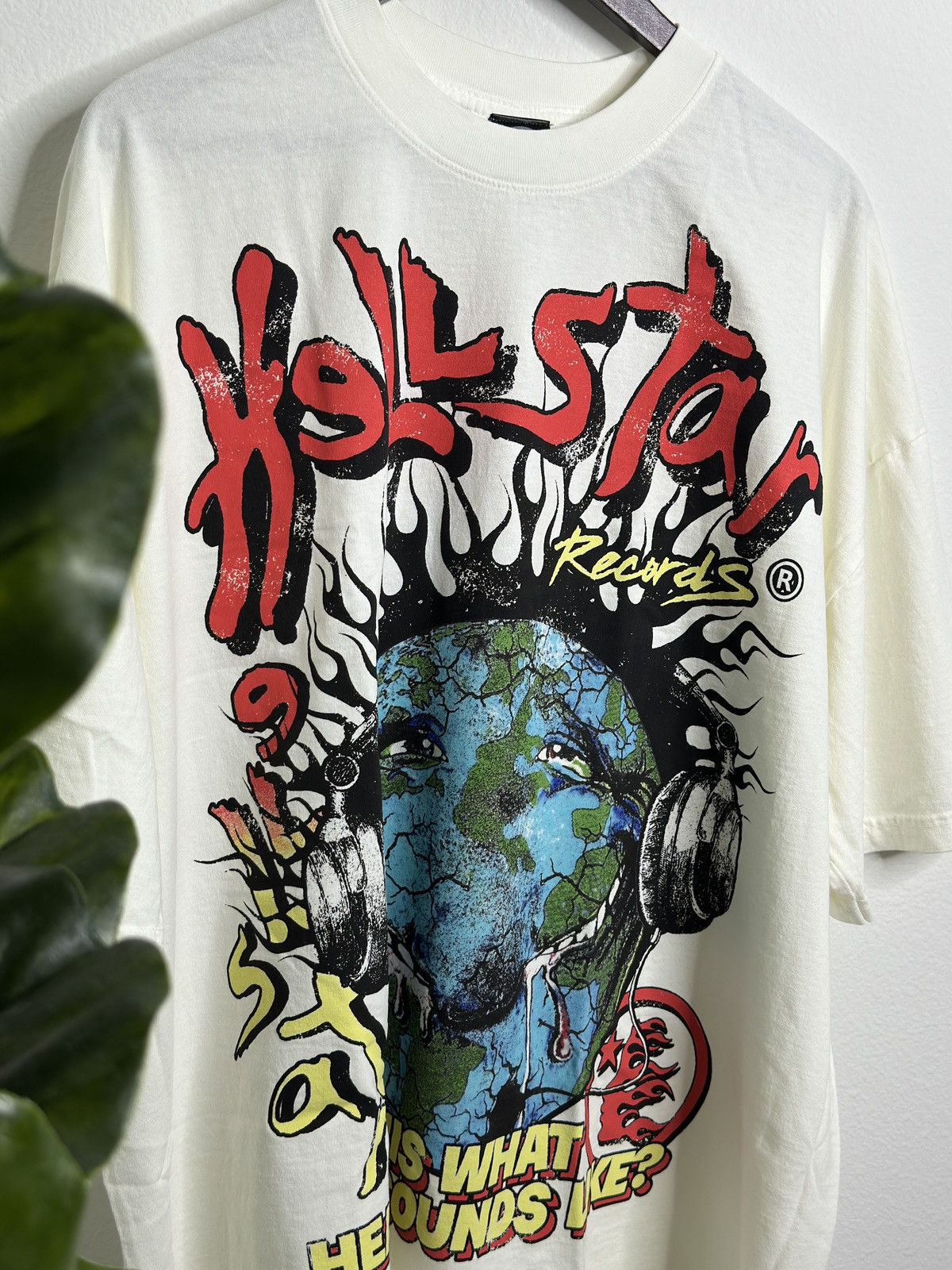 HELLSTAR Hellstar Studios Heaven on Earth Tee Off White | Grailed