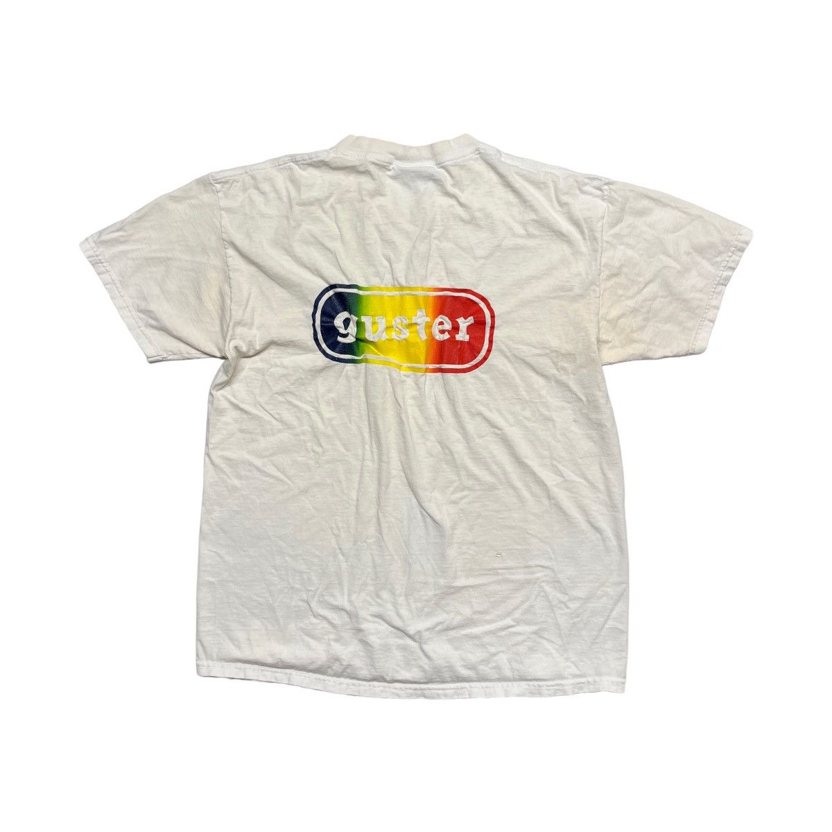 Band Tees 90s Guster Rainbow Oval Logo Tee | Grailed