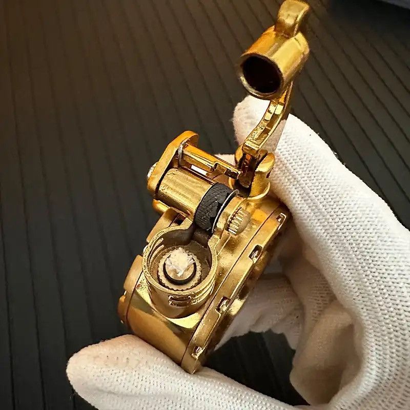 Cigar Lighter × Streetwear × Vintage Retro Transparent Oil Tank Metal ...