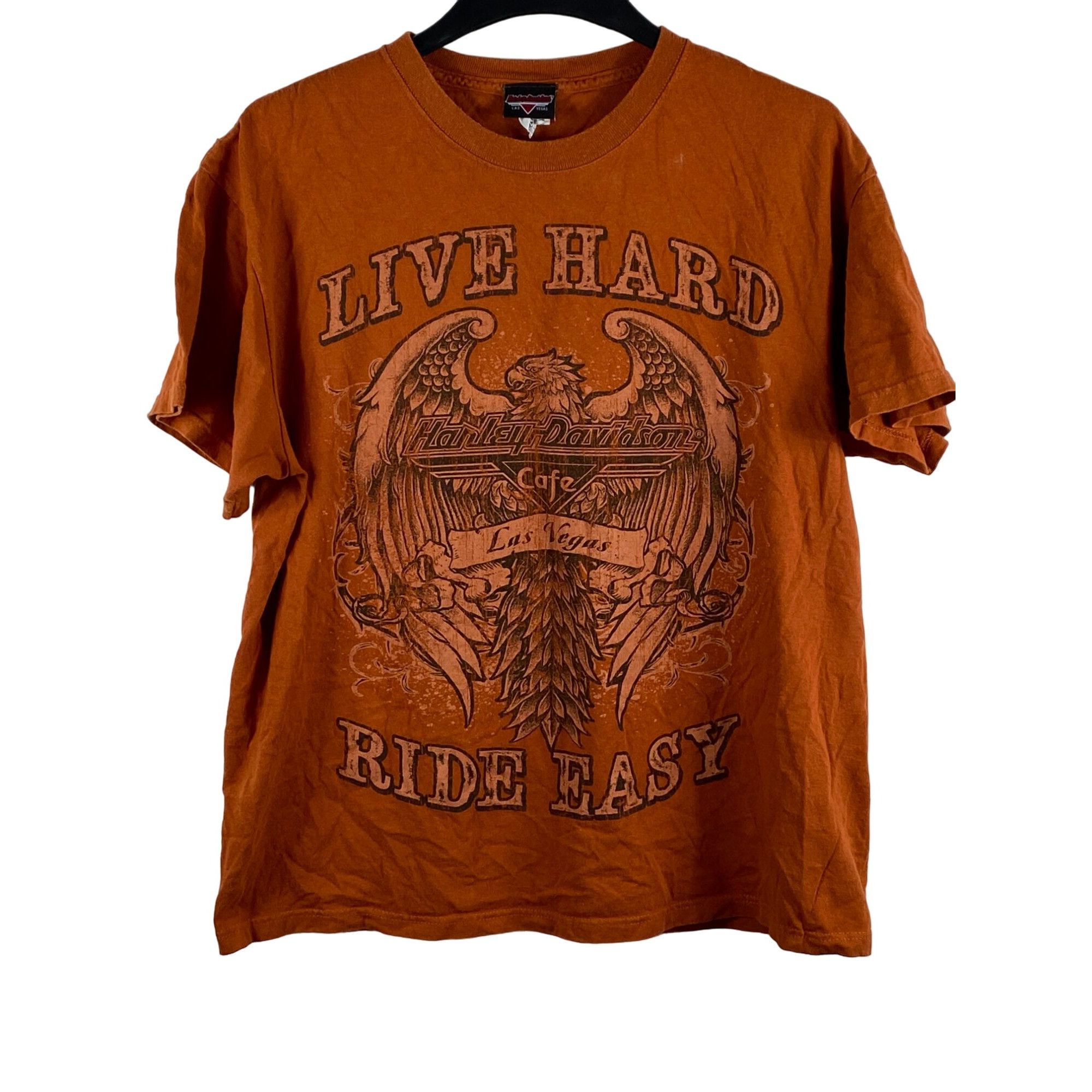Harley Davidson Vtg Harley Davidson "Live Hard Ride Easy" Tee Shirt ...
