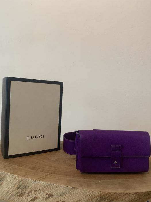 Gucci Gucci By Tom Ford 2001 Purple Belt Bag/Fanny Pack/Bum Bag | Grailed