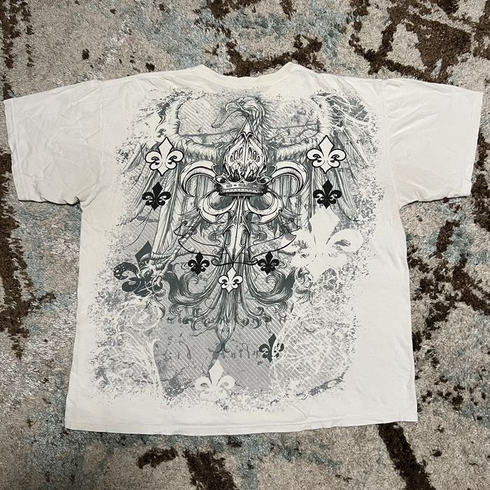 Affliction MMA Elite Phoenix Fleur Crown Cyber Y2K Shirt Size XL Grunge ... Affliction MMA Elite Phoenix Fleur Crown Cyber Y2K Shirt Size XL Grunge ...