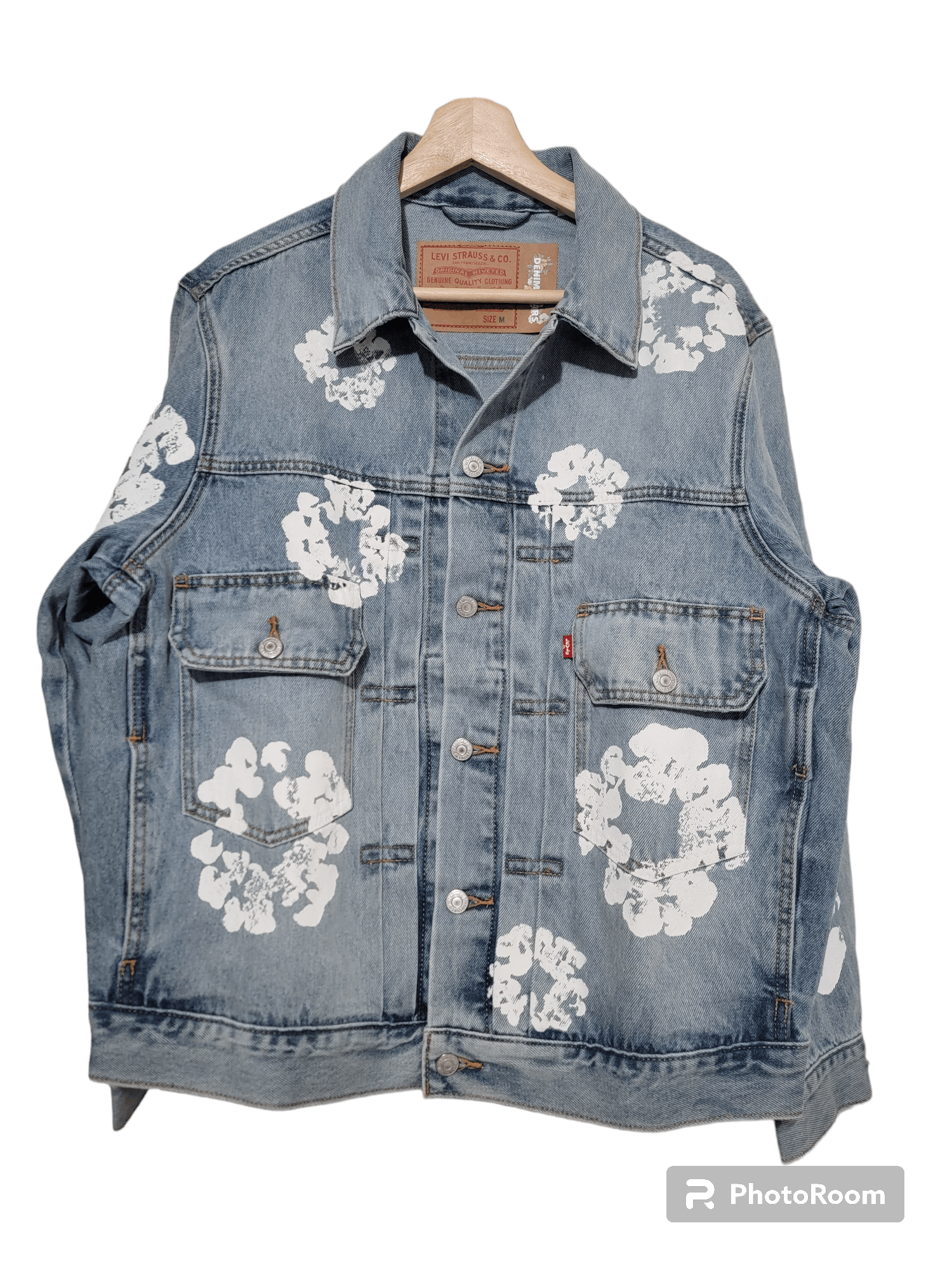DENIM TEARS Denim Tears Light Blue Denim Jacket | Grailed