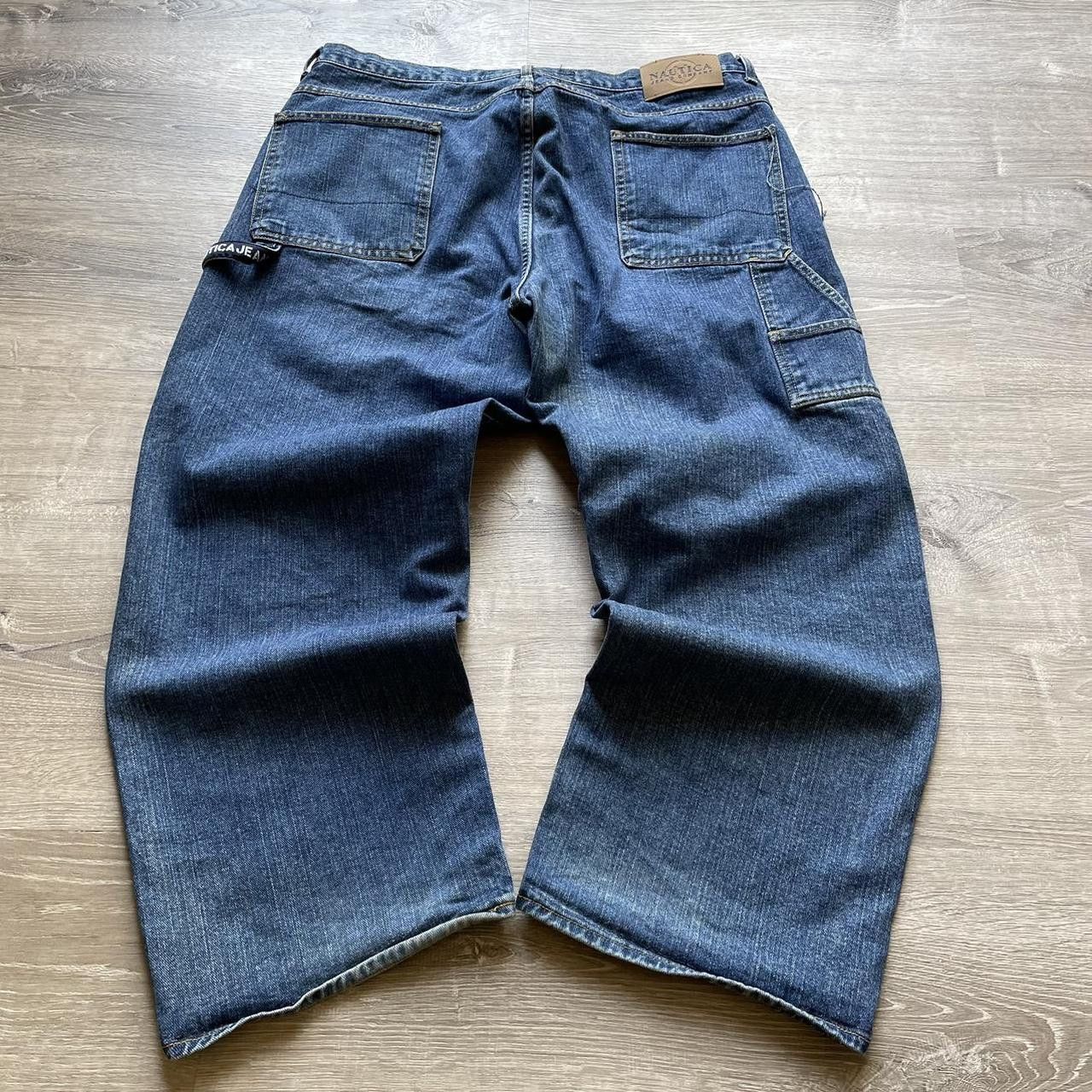 Nautica × Streetwear × Vintage Vintage Y2K Blue Nautica Carpenter Baggy ...