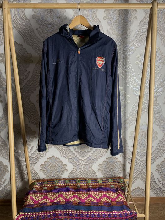 Vintage Vintage Arsenal London Soccer Jersey Light Jacket Y2K 90s | Grailed