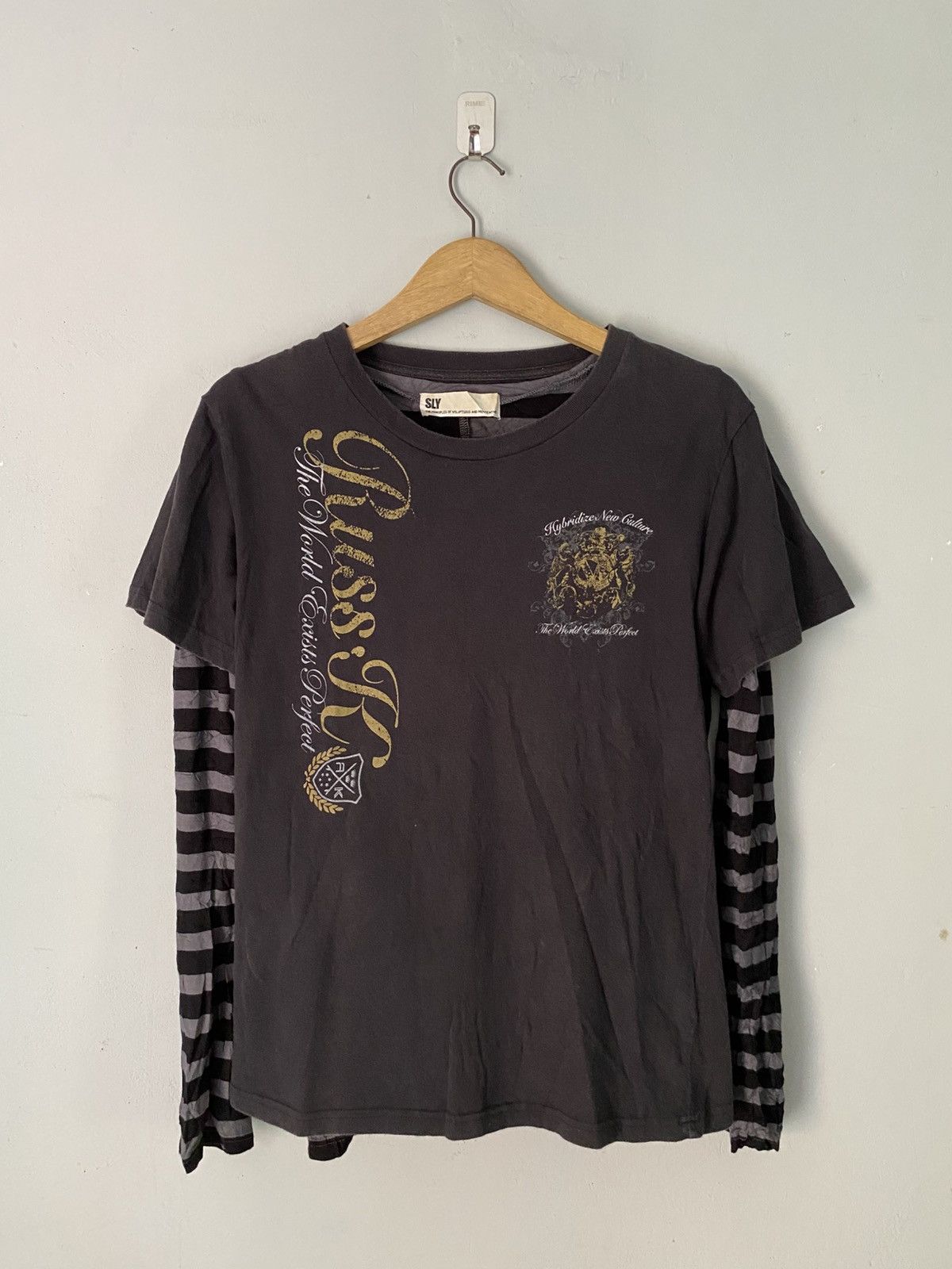 20471120 2in1 rusk & sly poem double layers longsleeve tee | Grailed