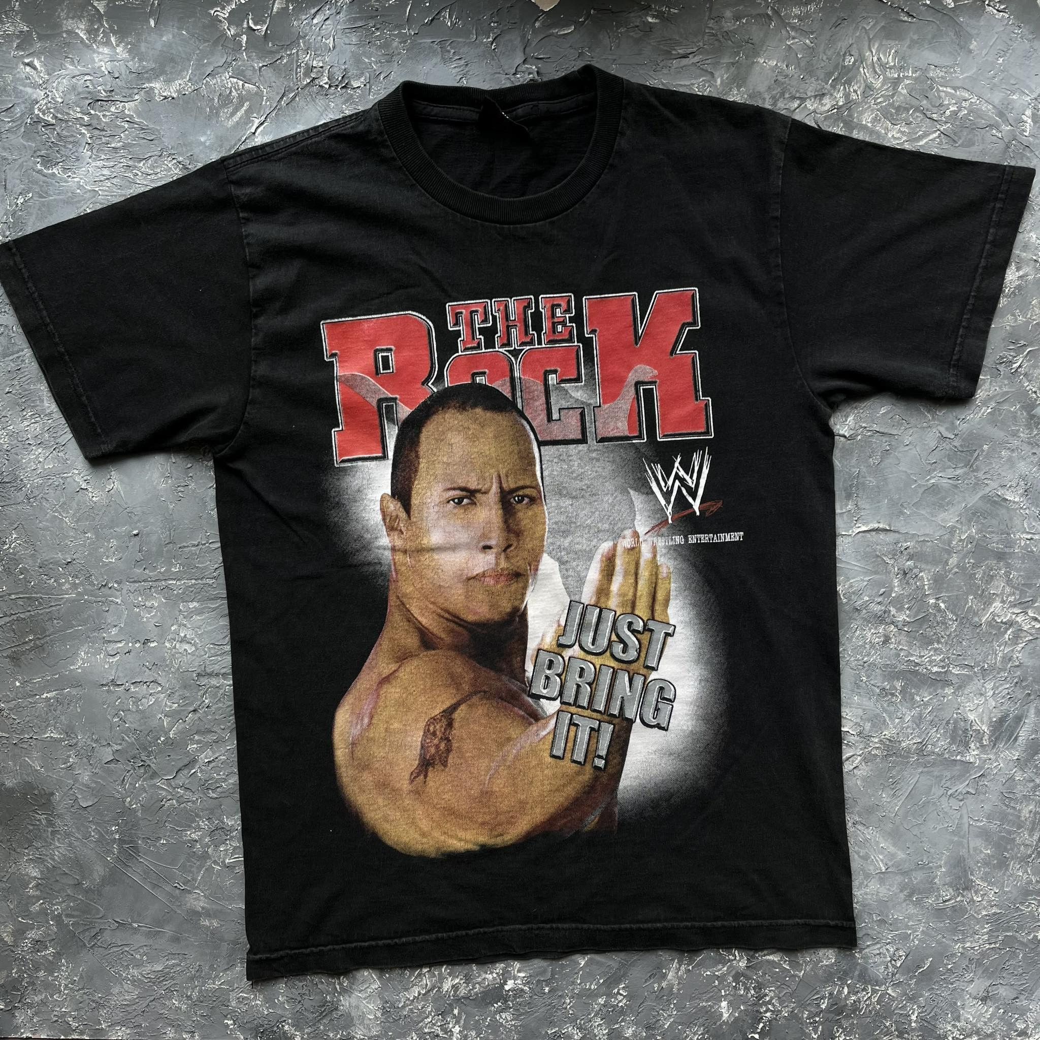 Streetwear × Vintage × Wwe The Rock WWE Shirt | Grailed