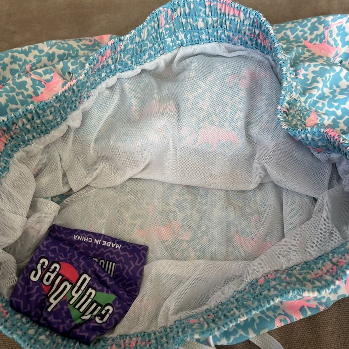 Chubbies Chubbies Flamingos Pattern Stretch Swim Trunks Board Shorts ...