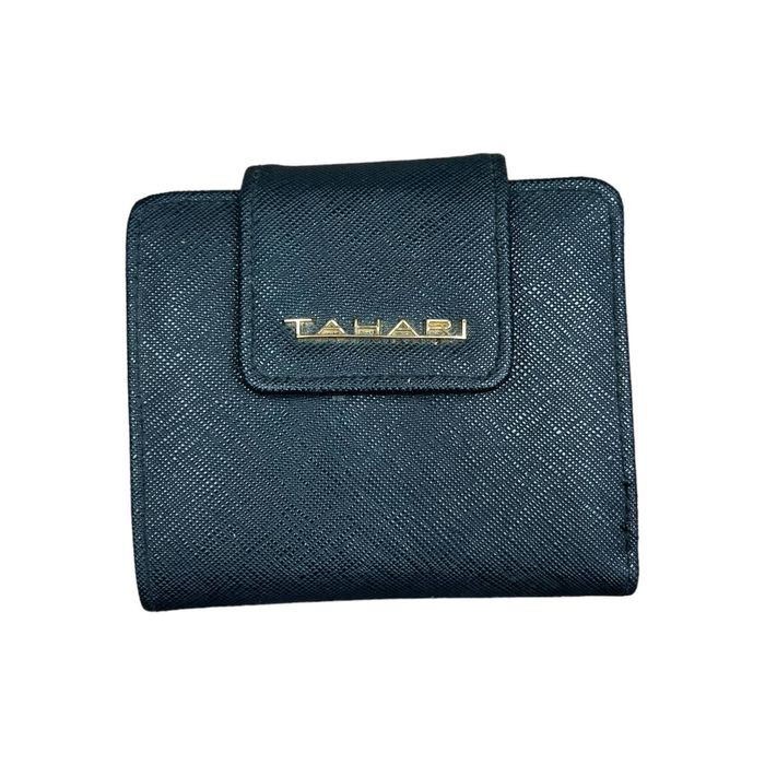 Nordstrom Tahari | Unisex Small Black bi-fold wallet RFID protection ...