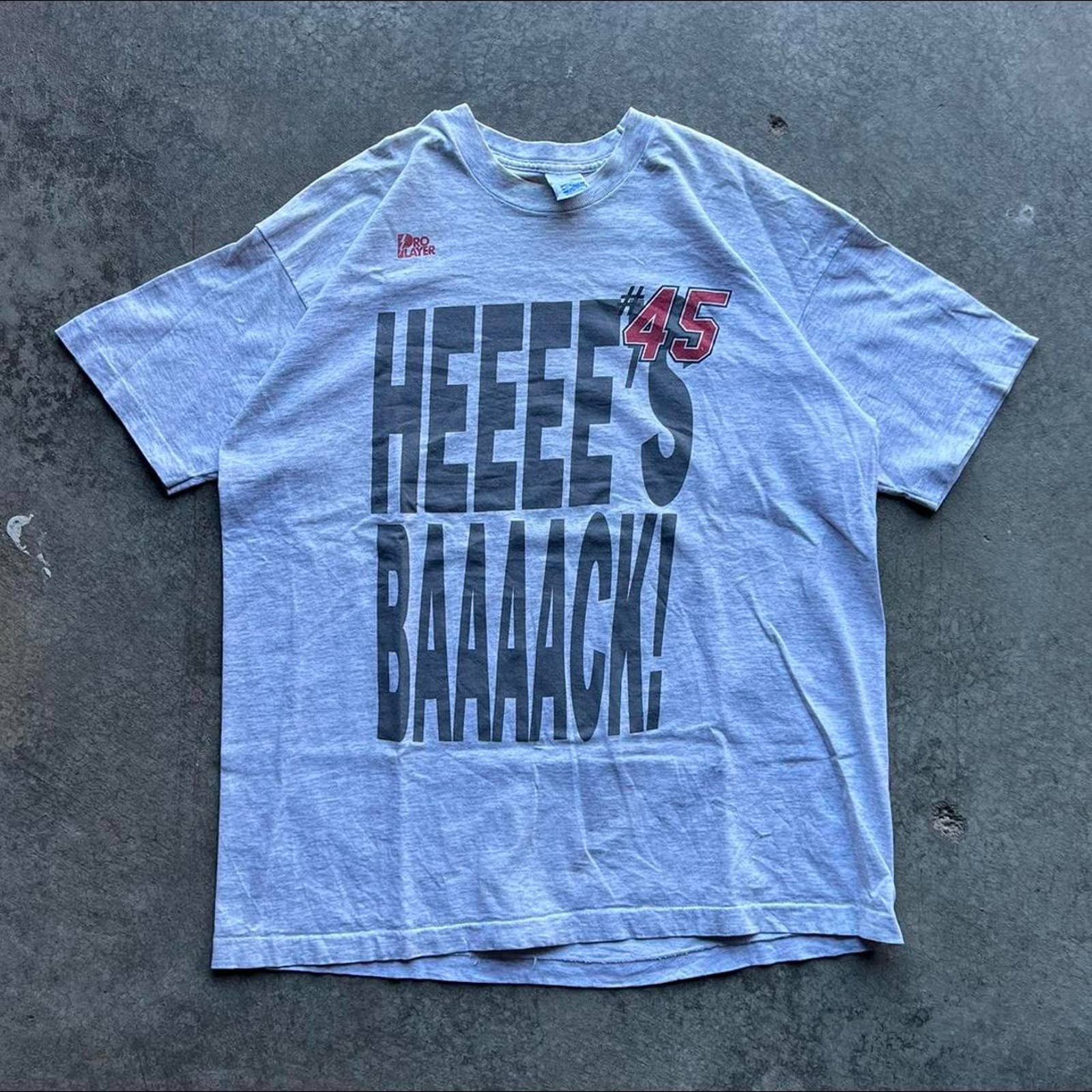 Vintage Vintage Michael Jordan Hes Back T Shirt | Grailed