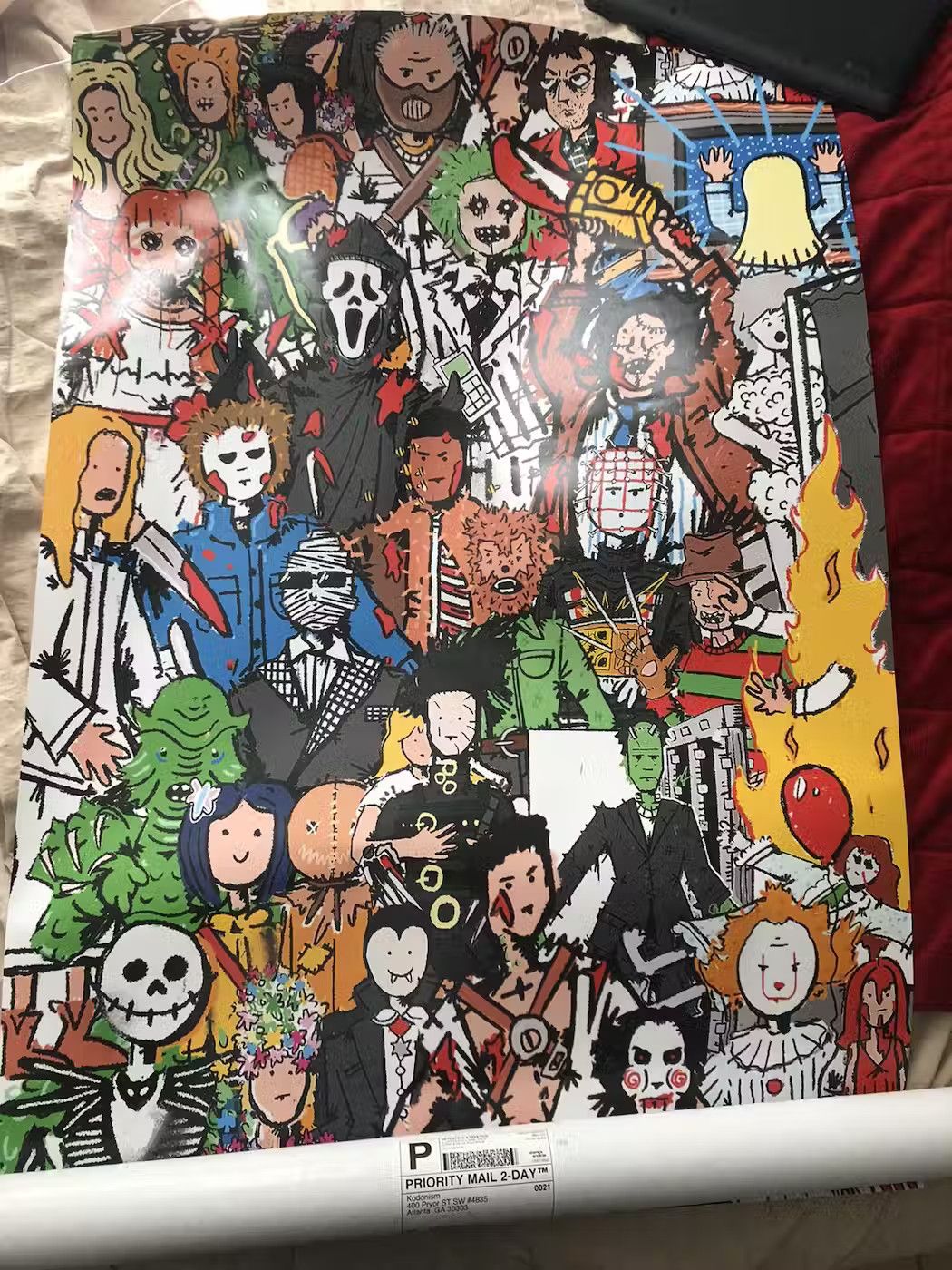 Kodone Kodone Halloween Collage Poster | Grailed