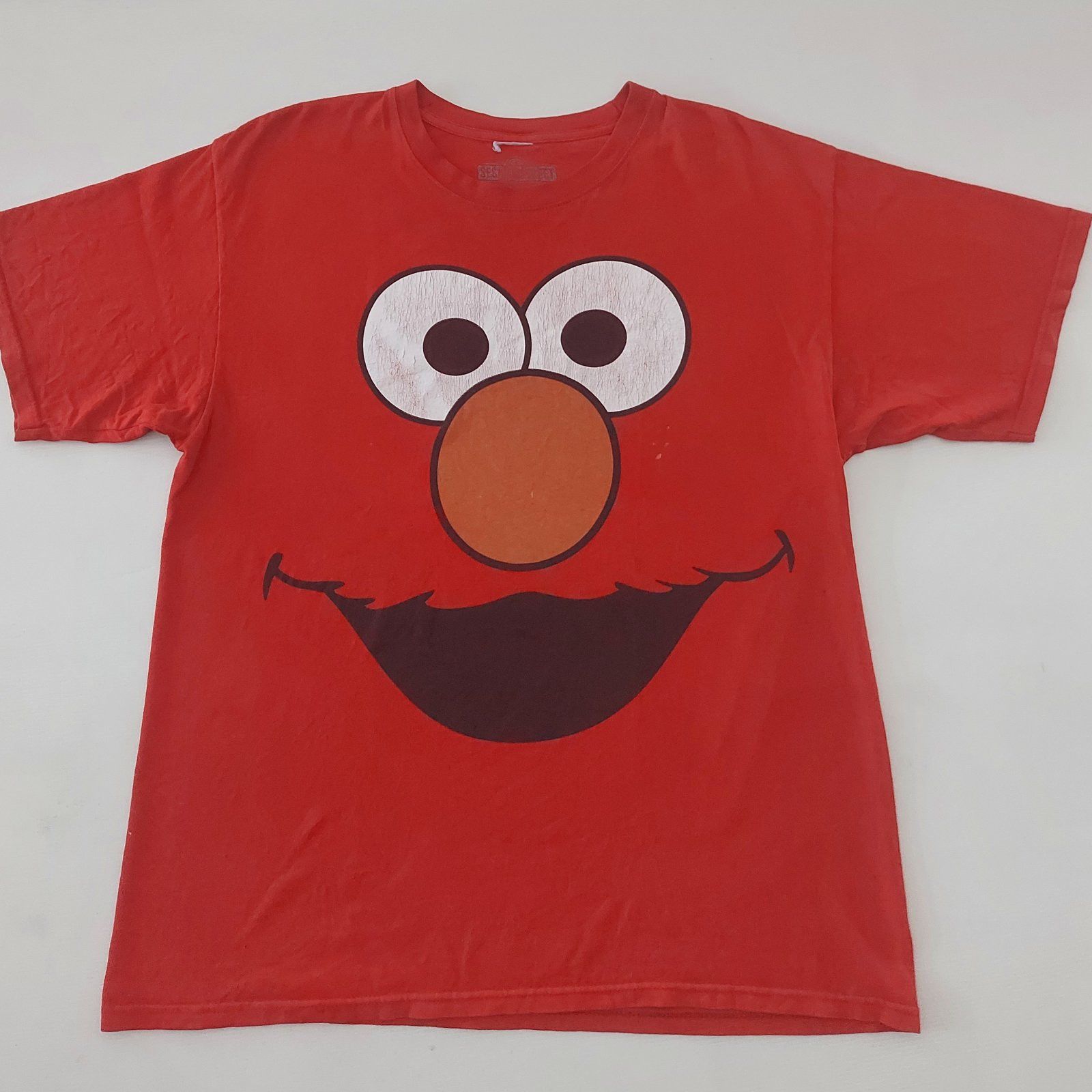 Cartoon Network sesame street elmo full face red tshirt size large ...