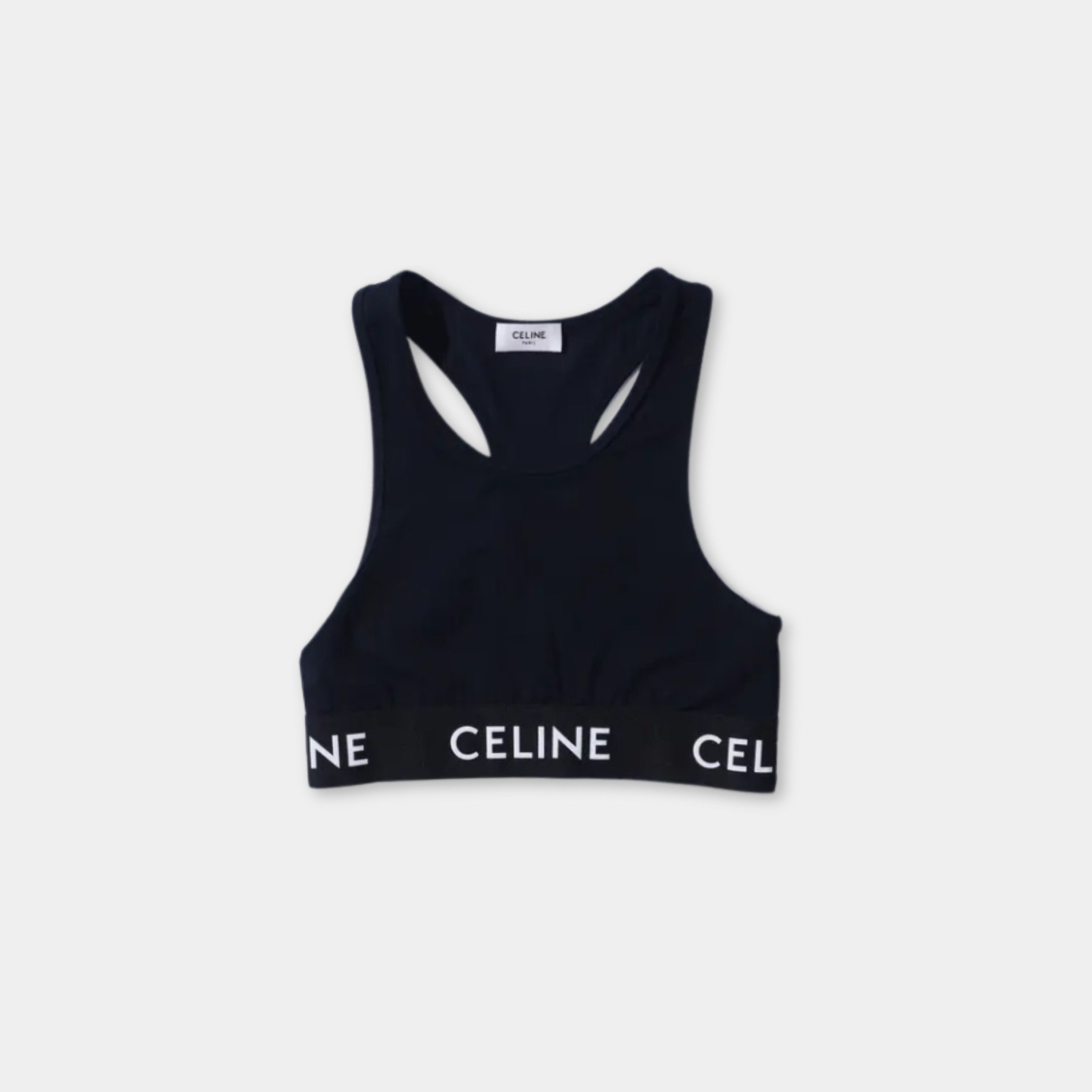 Celine CELINE Sports Bra in Technical Jersey BLACK | Grailed