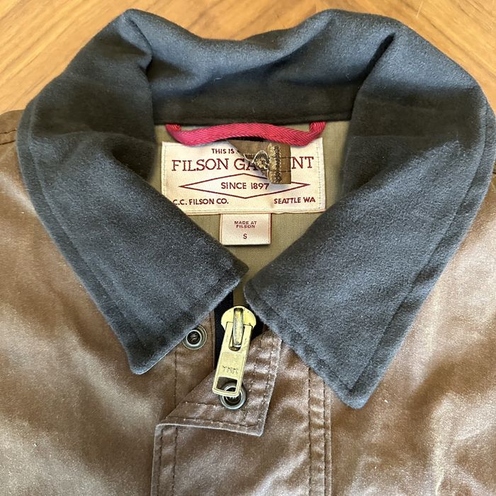 Filson Filson tin cloth waxed jacket | Grailed