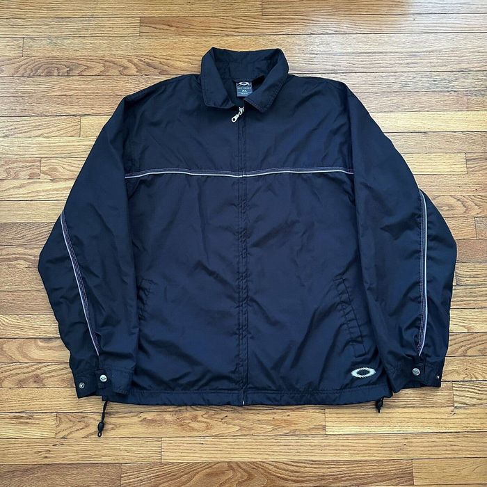 Vintage Vintage Y2K Oakley Software Black Zip Up Tech Jacket | Grailed