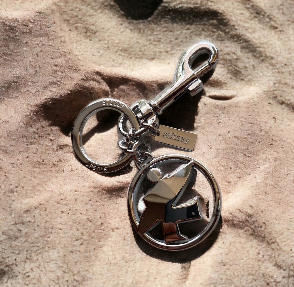 Streetwear × Stussy Stussy Surfman Keychain | Grailed