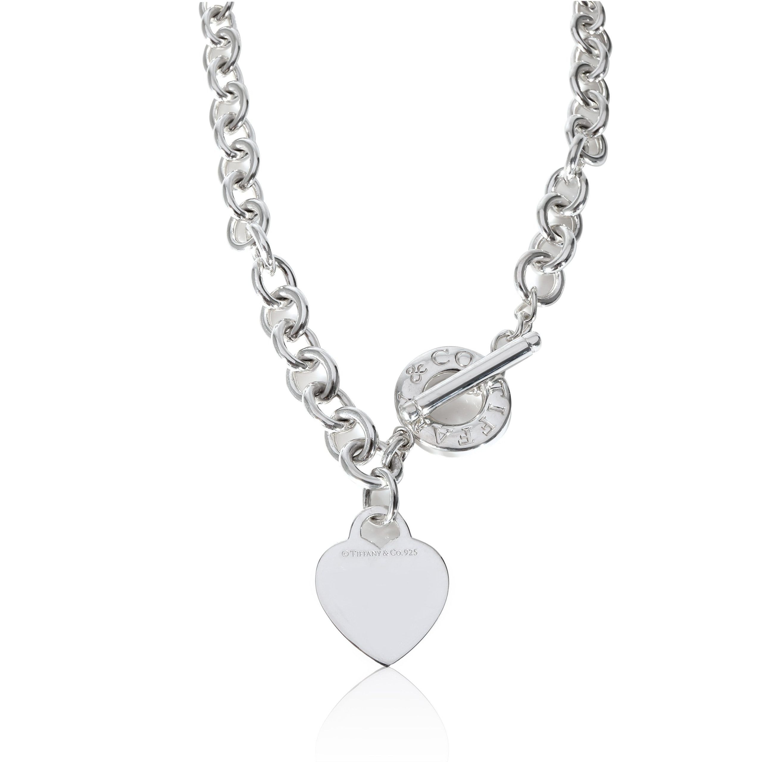 Tiffany & Co. Tiffany & Co. Heart Tag Toggle Necklace in Sterling ...