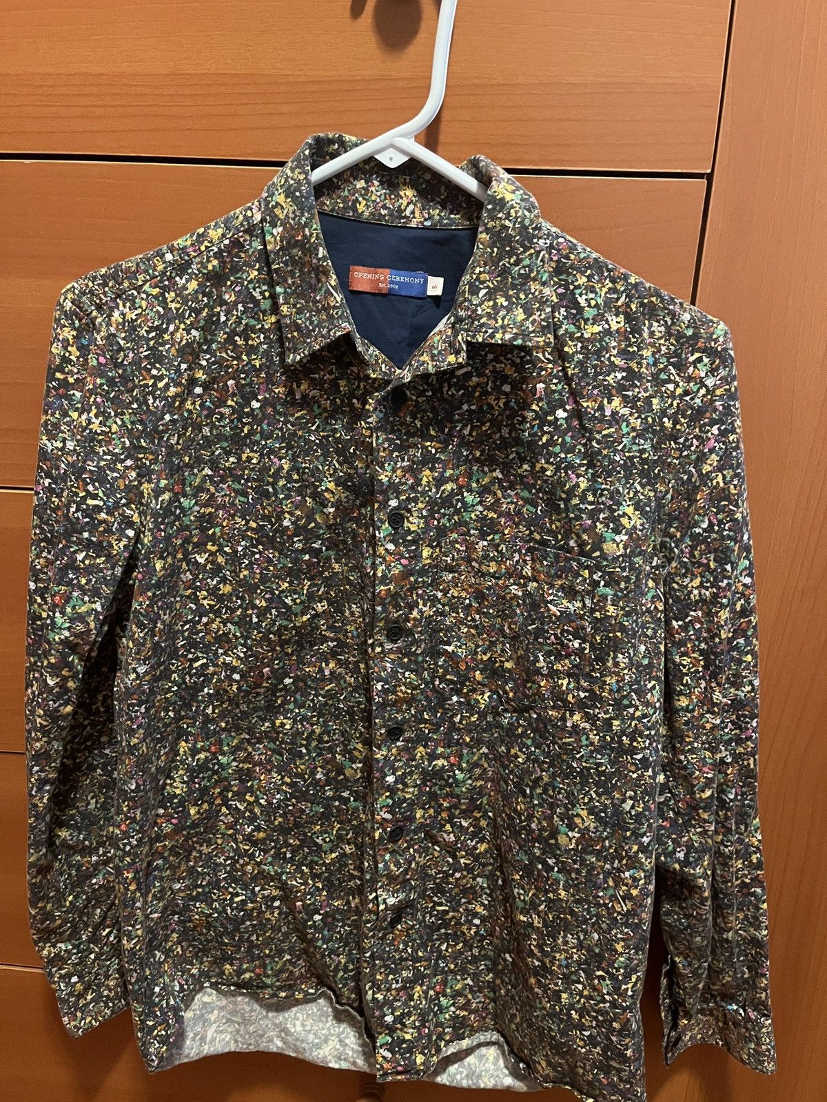 Opening Ceremony Opening Ceremony Button up Splatter Paint | Grailed