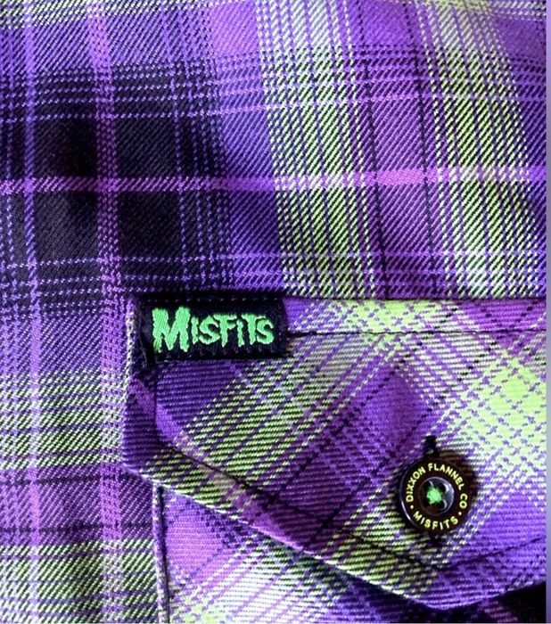 Dixxon Dixxon - Misfits Mens Long Sleeve Flannel Size L | Grailed