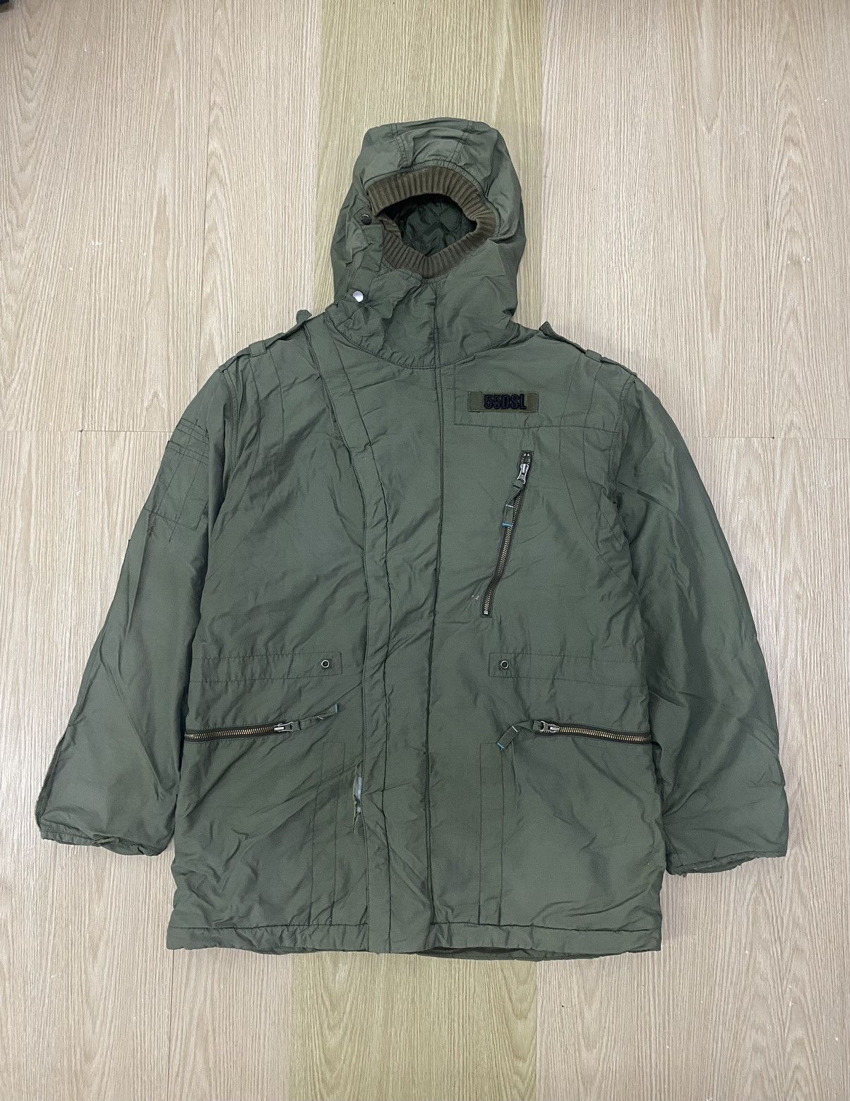 Diesel Vintage 55DSL Military parachute parka | Grailed