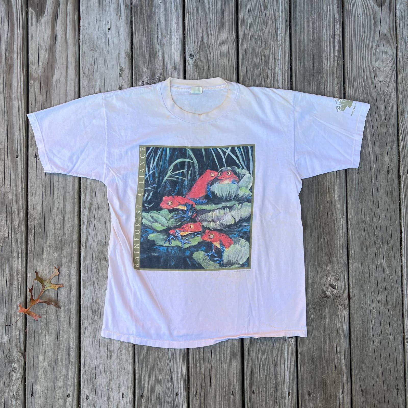 Vintage Vintage tree frog rainforest graphic 90s t shirt | Grailed