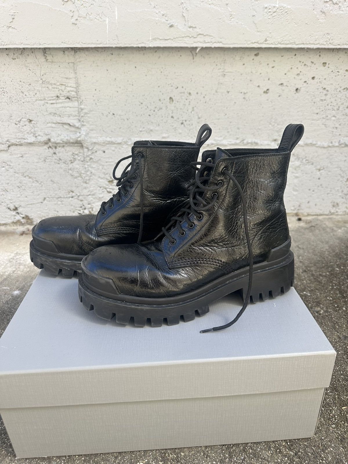 Balenciaga BALENCIAGA STRIKE BOOTS | Grailed