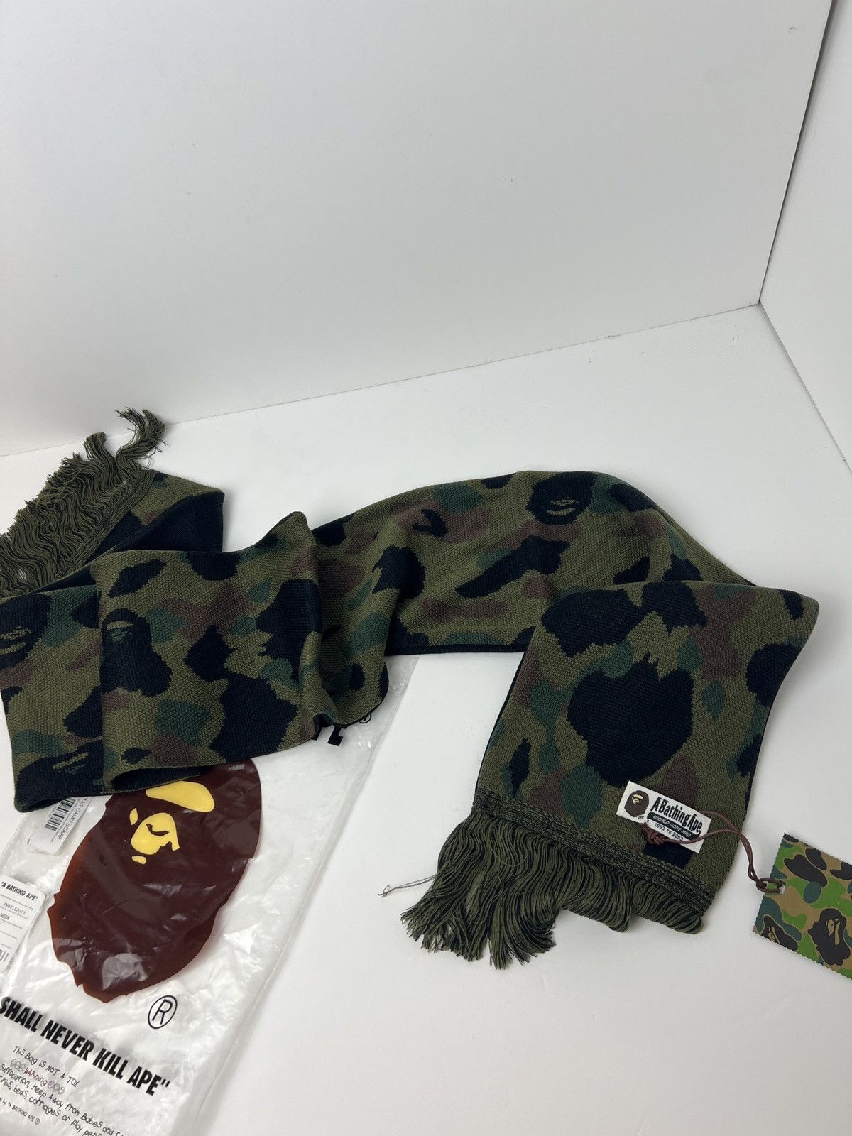 Bape 1st Camo Scarf | Grailed