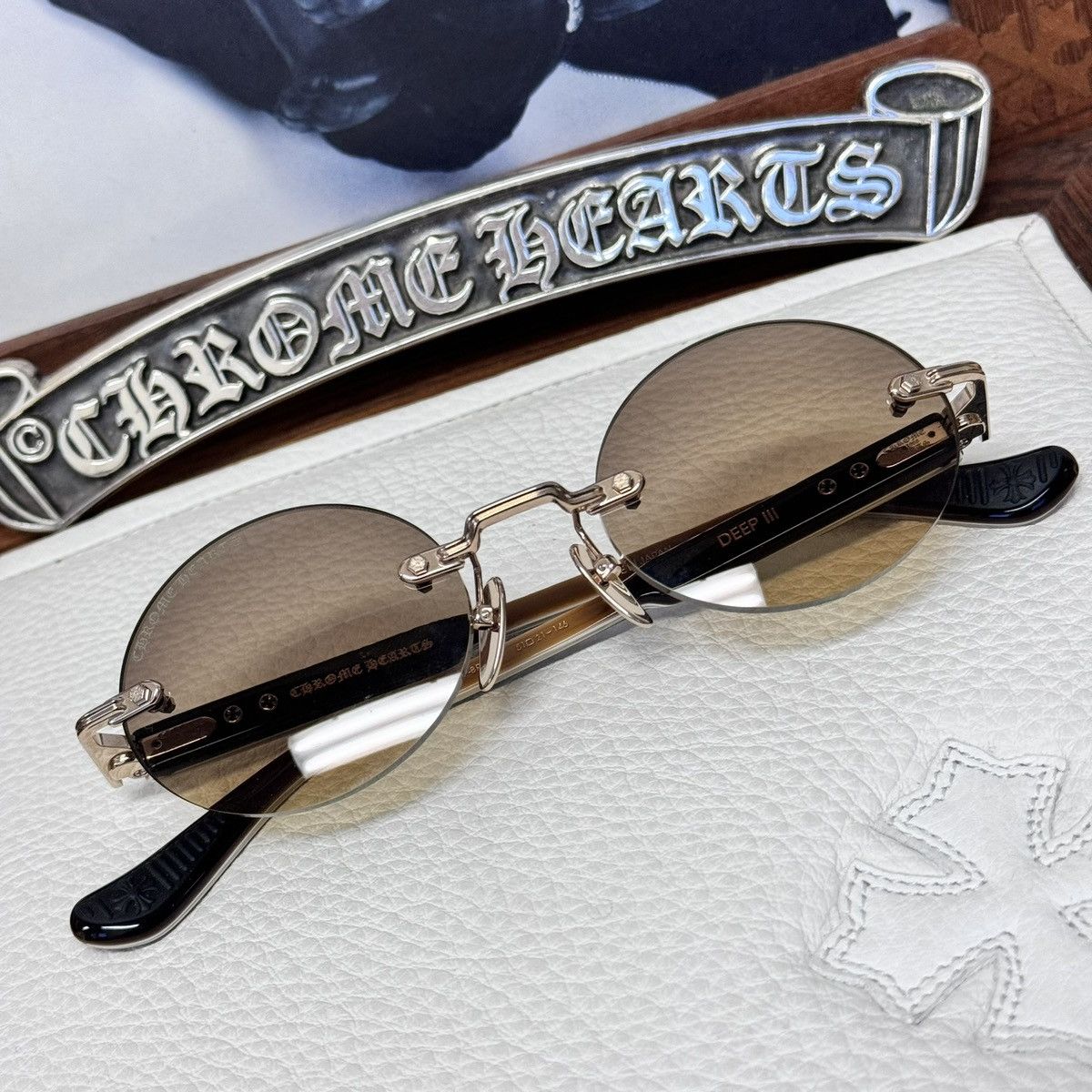 Chrome Hearts Chrome Hearts Deep III Sunglasses | Grailed