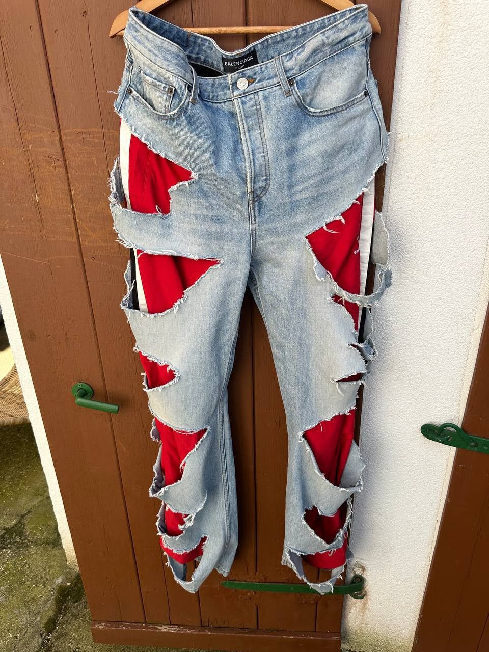 Balenciaga Balenciaga slashed denim | Grailed