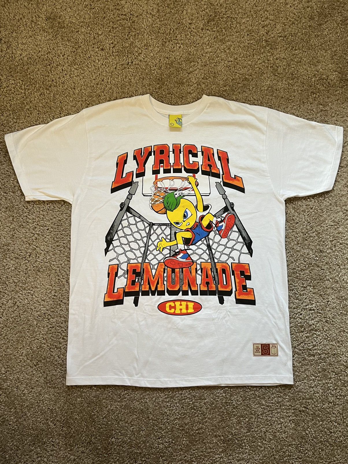 Lyrical Lemonade Lyrical Lemonade “The Lemon Man Series 5” White T ...