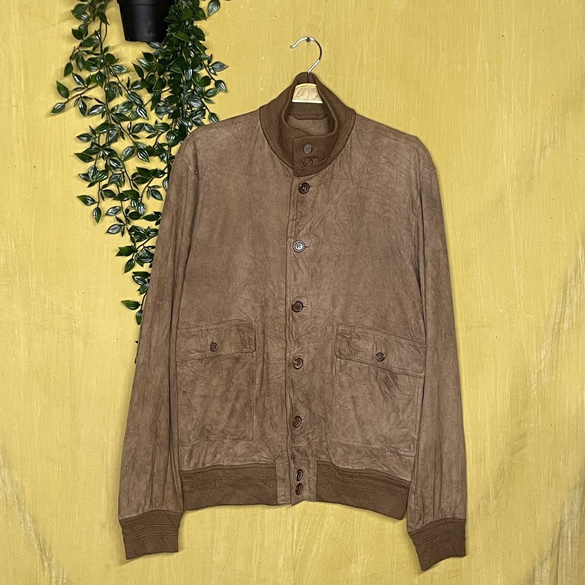 Valstar Valstar Valstarino Suede Leather Bomber Jackat | Grailed