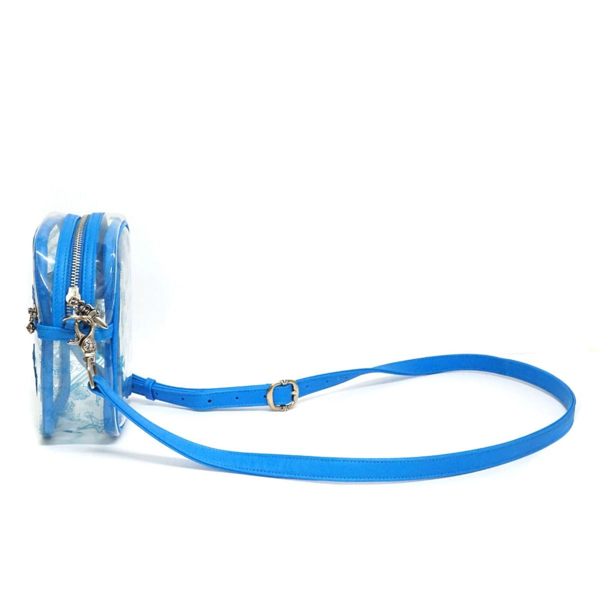 Chrome Hearts Chrome Hearts Taka Mini VINYL BAG CROSS PATCH PVC Blue ...